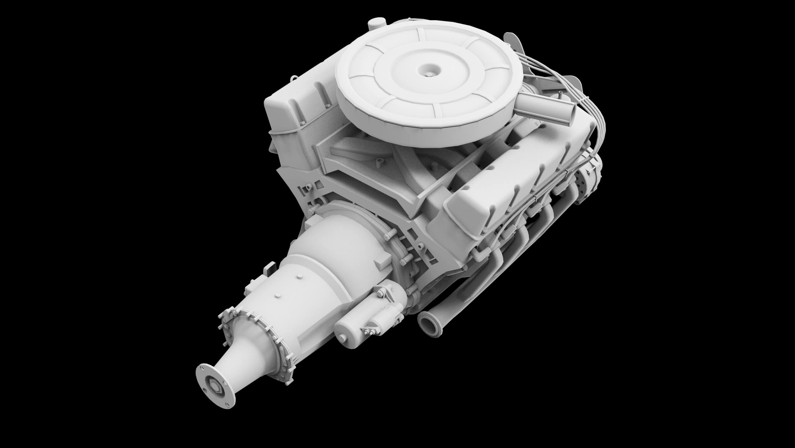 Ford 289 Ci V8 Engine - 3D Model by impulse99