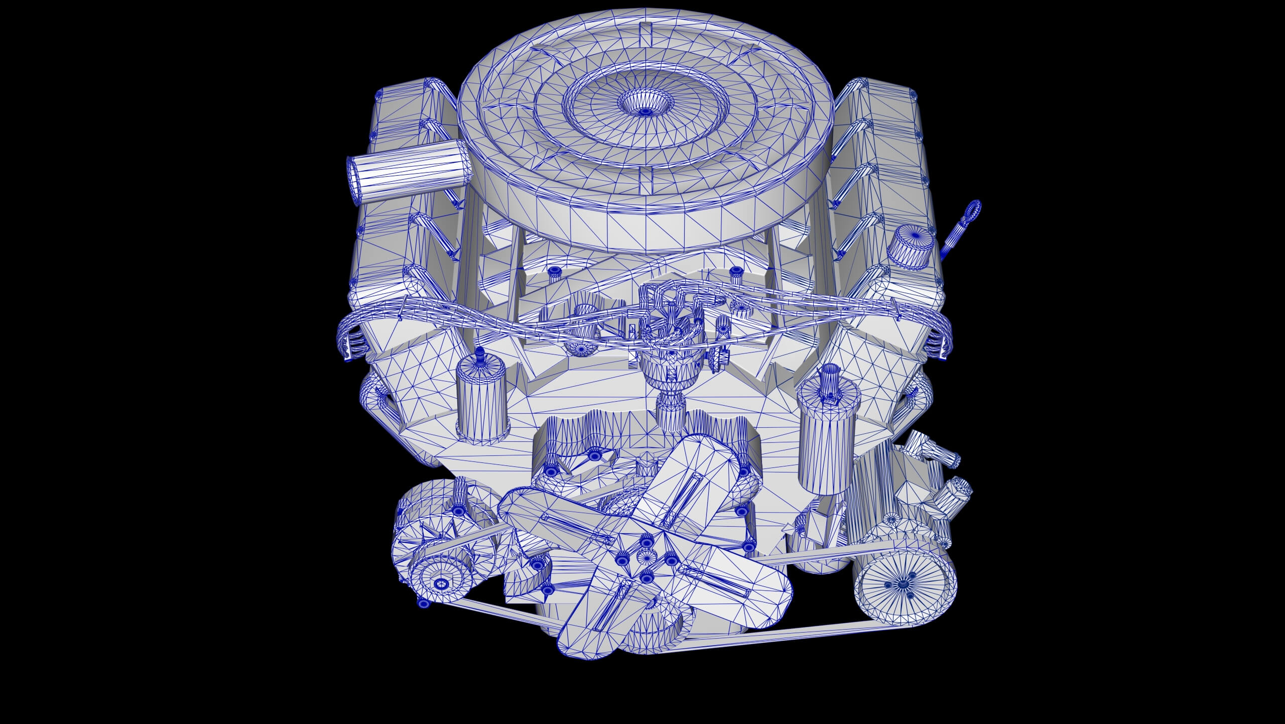 Ford 289 Ci V8 Engine - 3D Model by impulse99