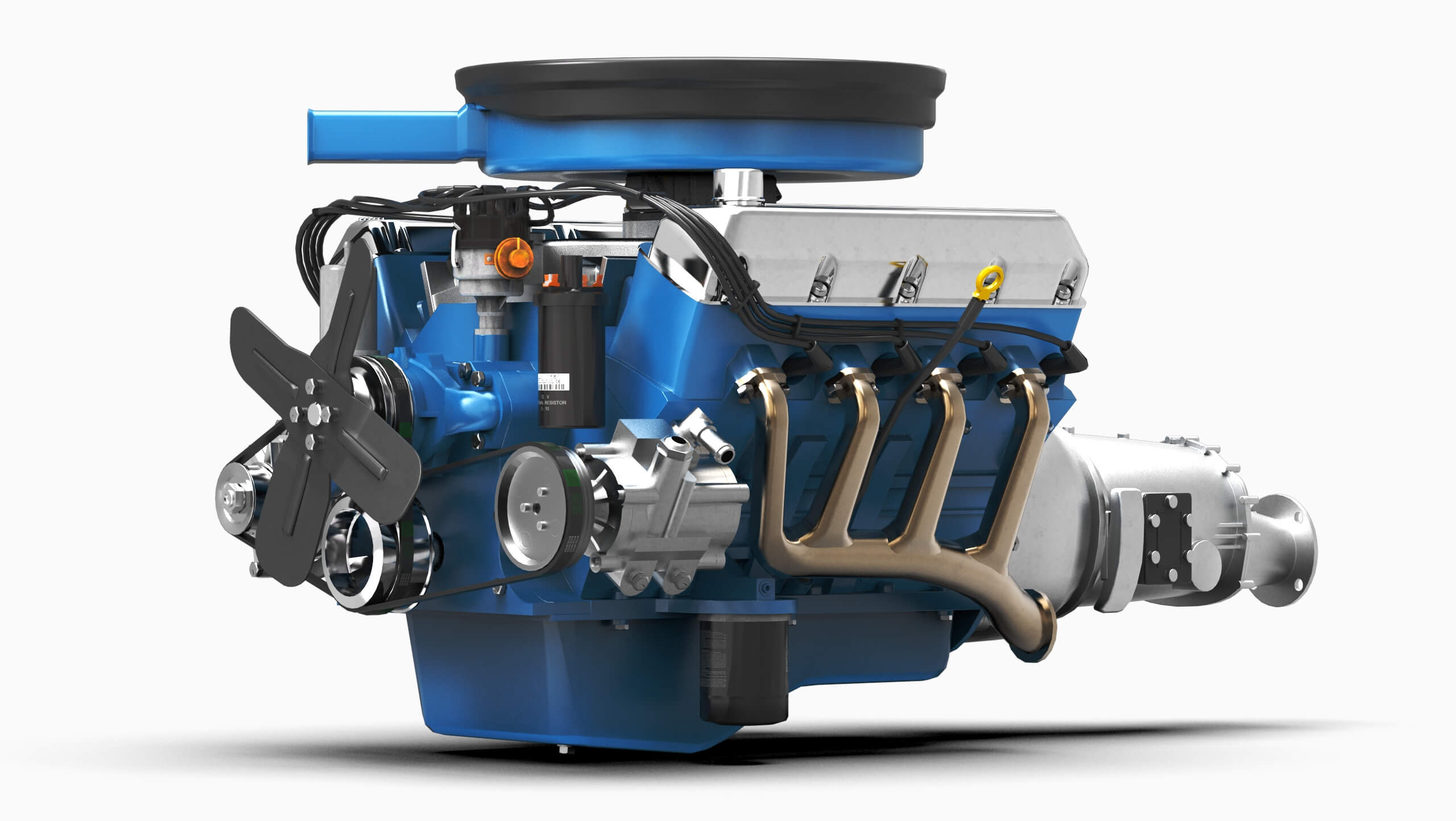 Ford 429 V8 Engine - 3D Model by impulse99