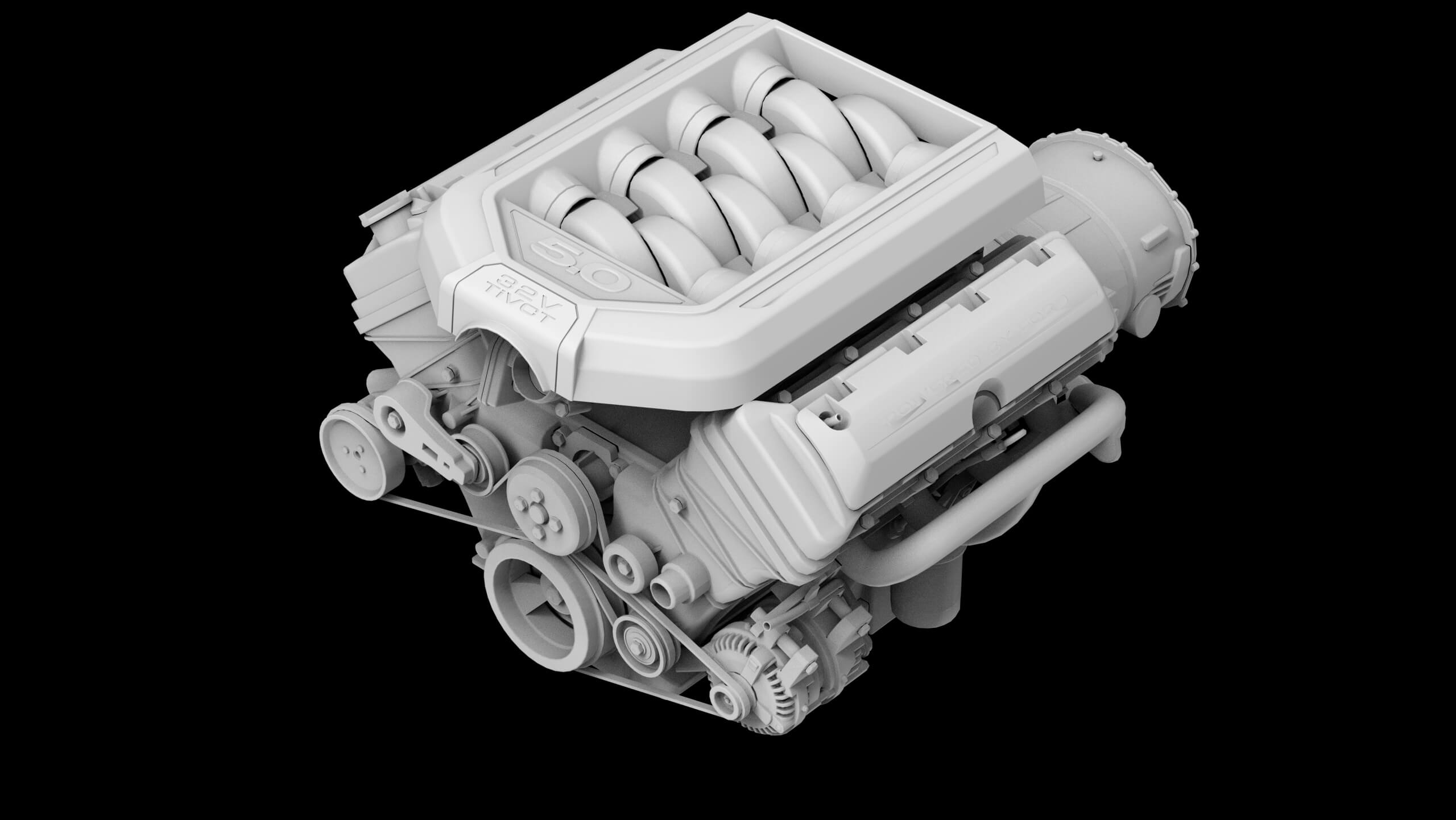 Ford Coyote Supercharged V8 - 3D Model by impulse99