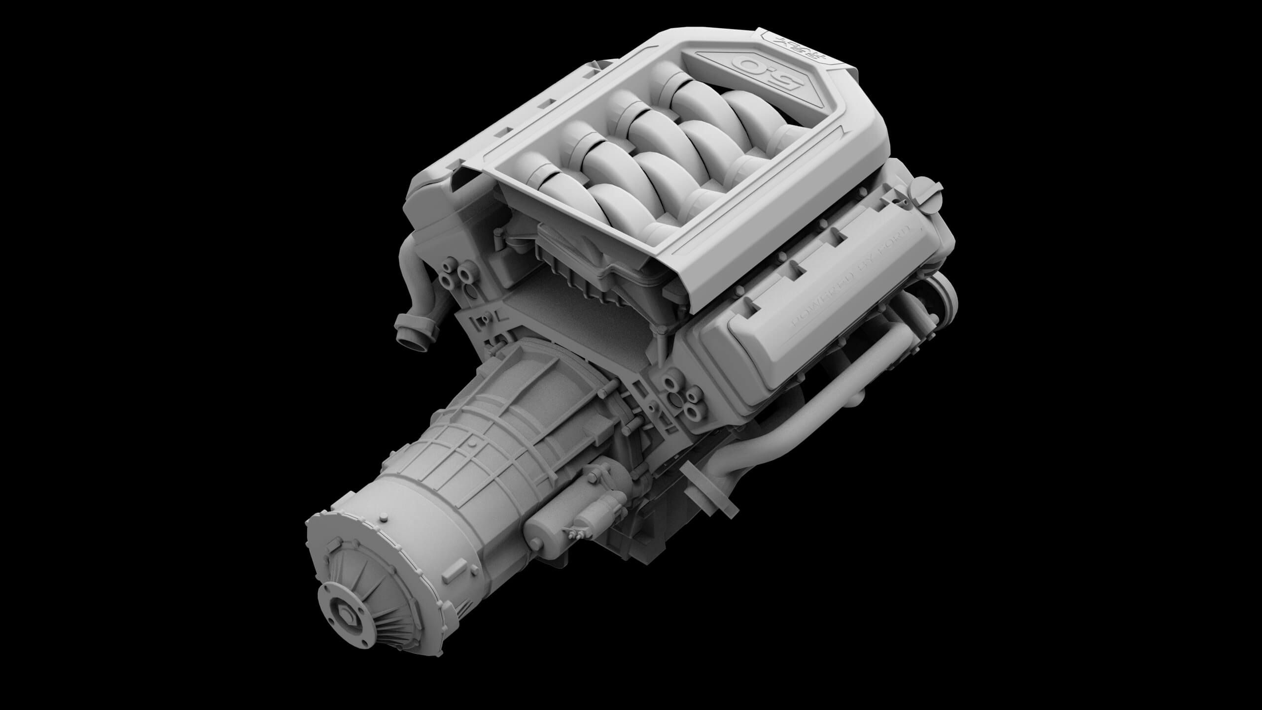 Ford Coyote Supercharged V8 - 3D Model by impulse99