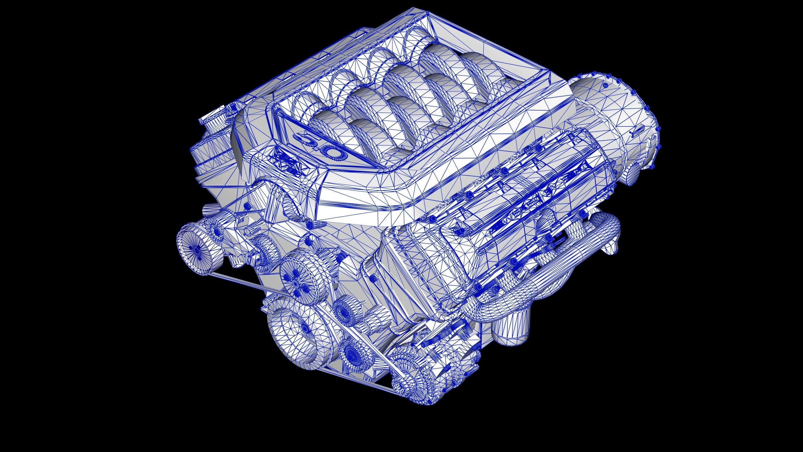 Ford Coyote Supercharged V8 - 3D Model by impulse99