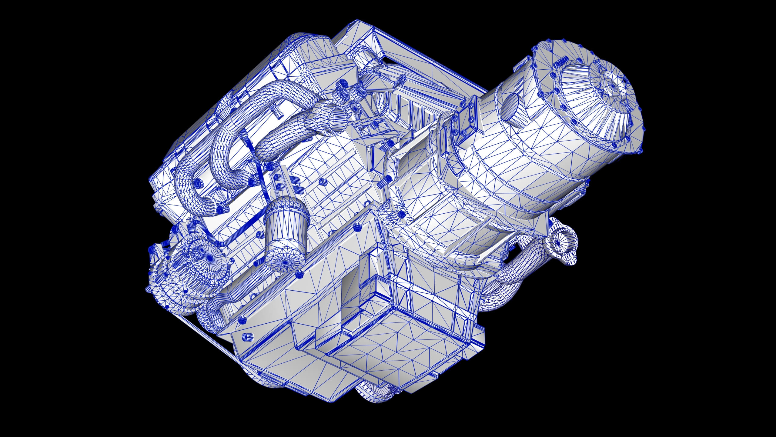 Ford Coyote Supercharged V8 - 3D Model by impulse99