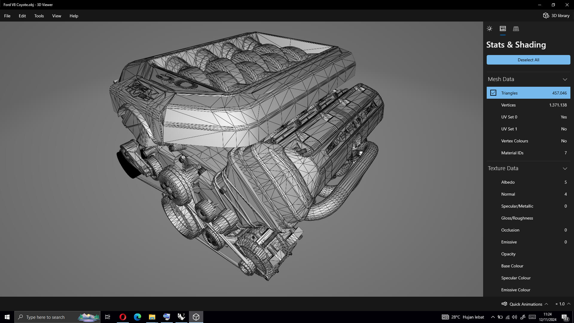 Ford Coyote Supercharged V8 - 3D Model by impulse99