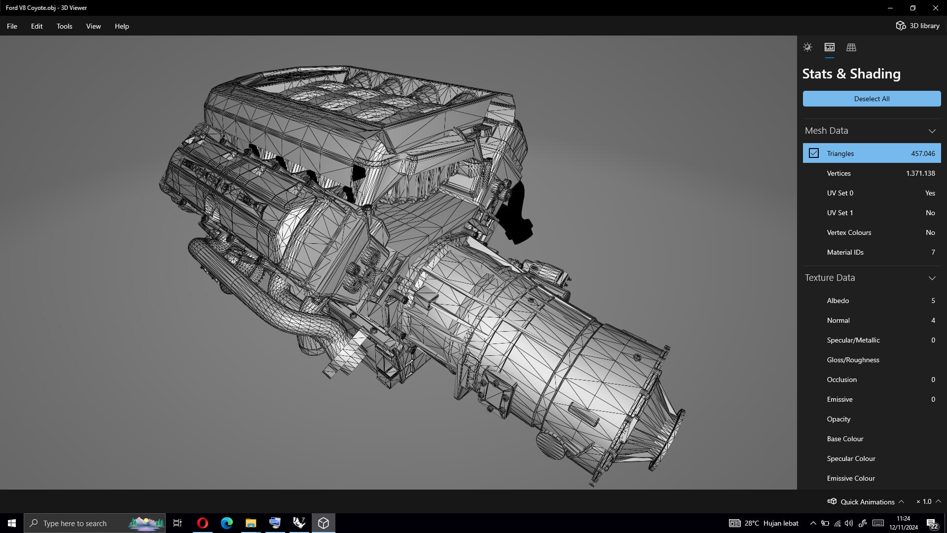 Ford Coyote Supercharged V8 - 3D Model by impulse99