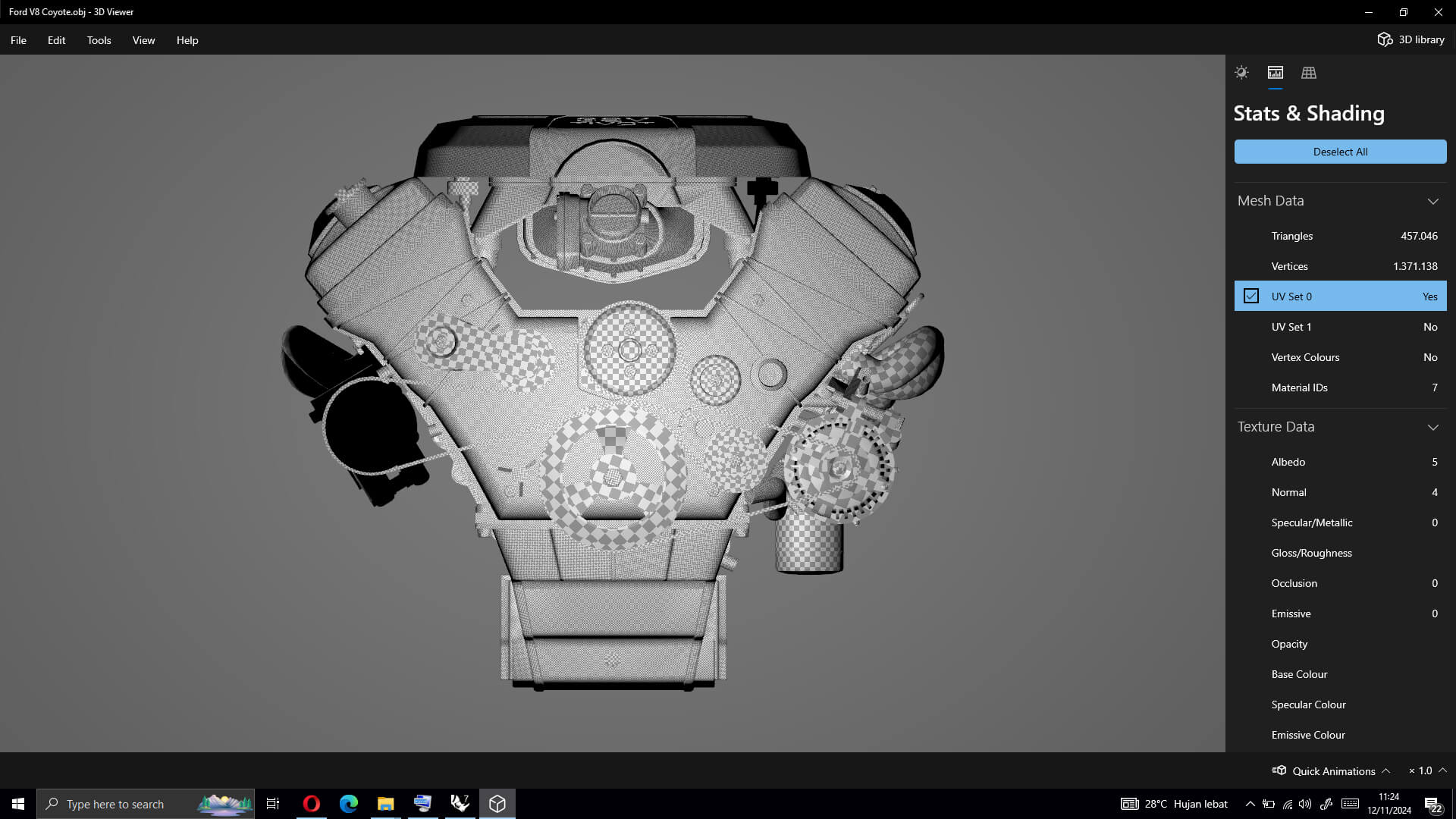 Ford Coyote Supercharged V8 - 3D Model by impulse99