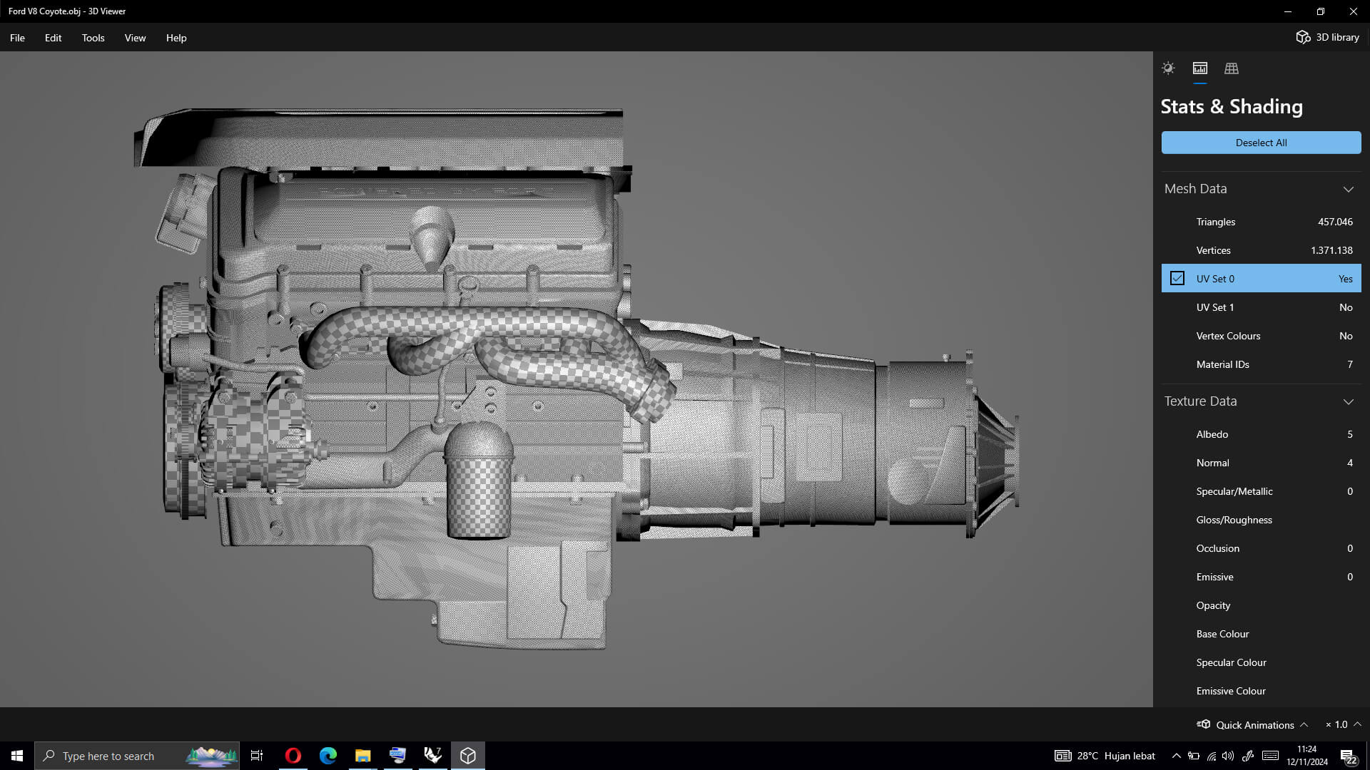 Ford Coyote Supercharged V8 - 3D Model by impulse99