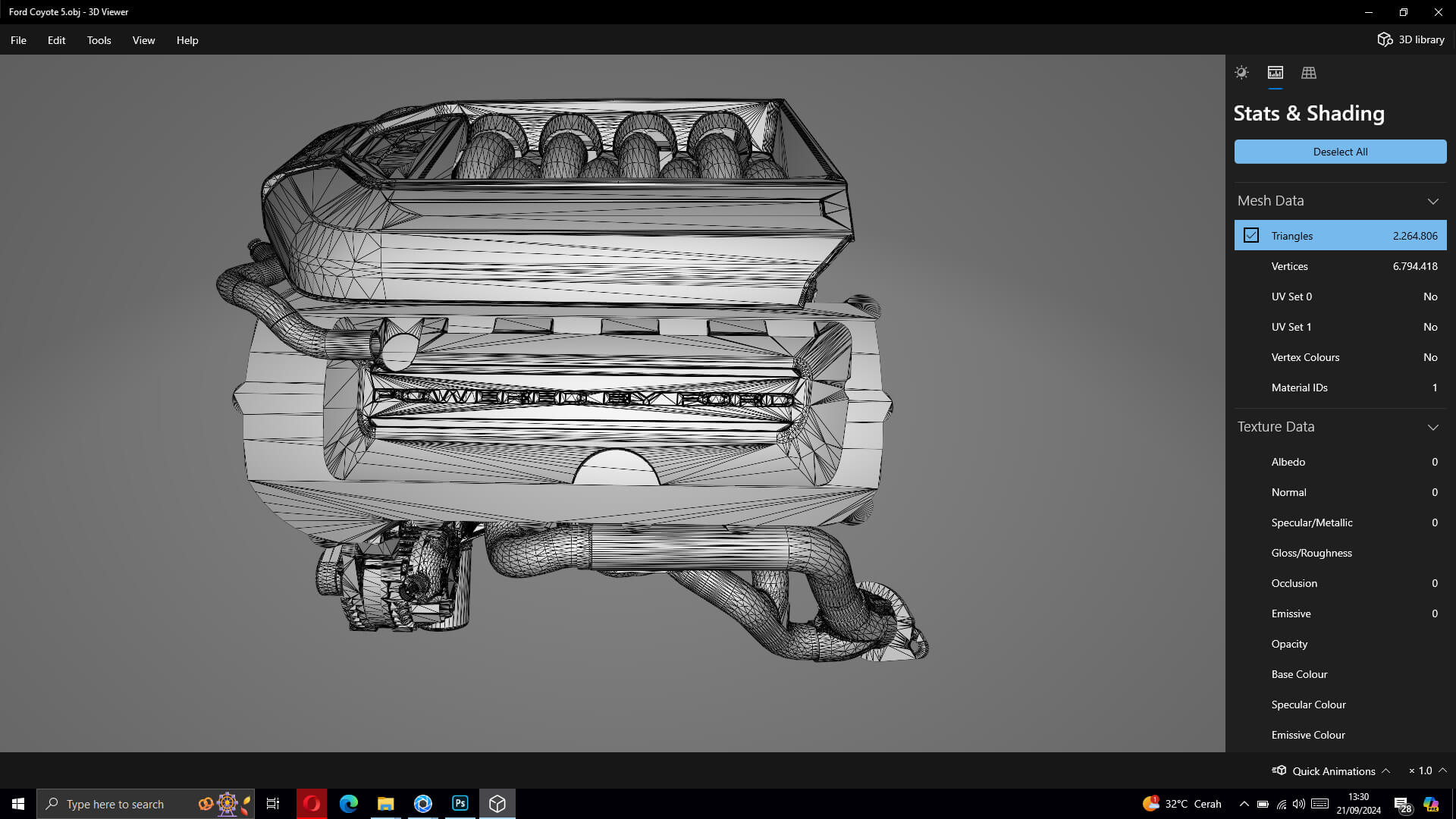 Ford Coyote V8 - 3D Model by impulse99