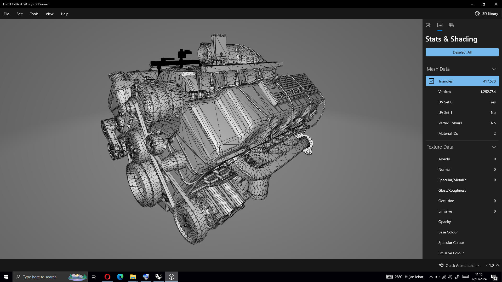 Ford F150 Big V8 - 3D Model by impulse99