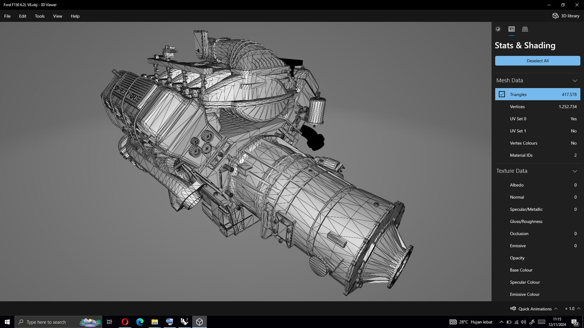 Ford F150 Big V8 - 3D Model by impulse99