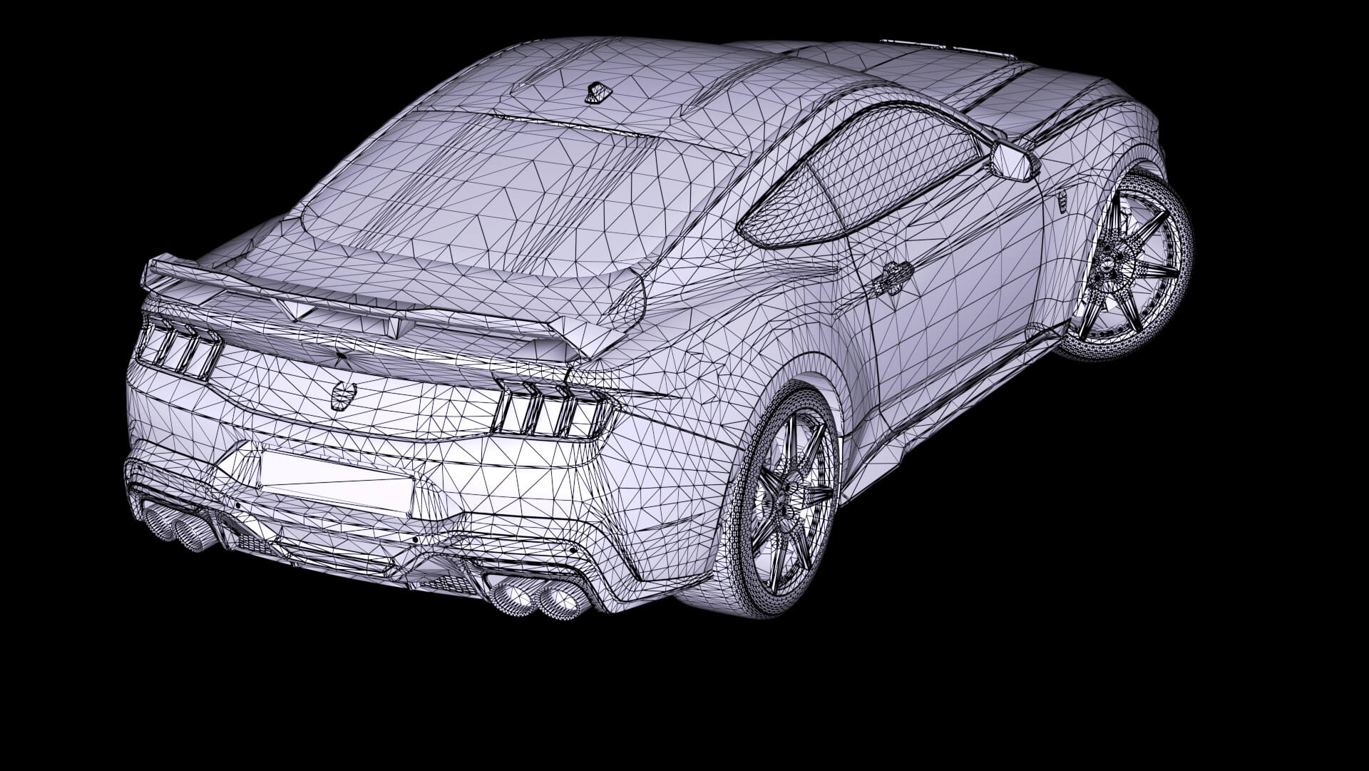 Ford Mustang Darkhorse 2024 - 3D Model by impulse99