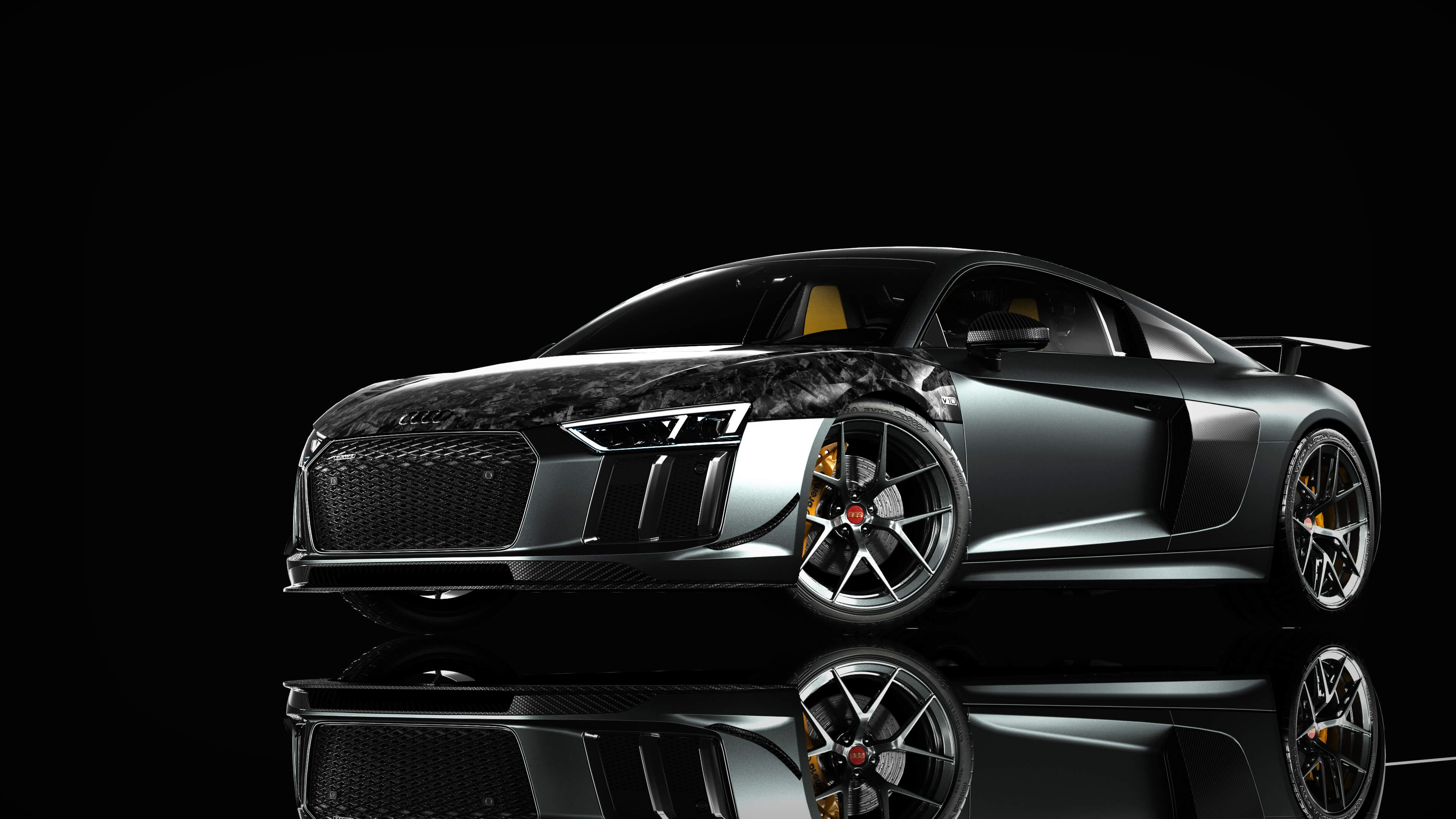 Audi R8 V10 Plus VRSTEINER 3D Render, Digital Art by impulse99