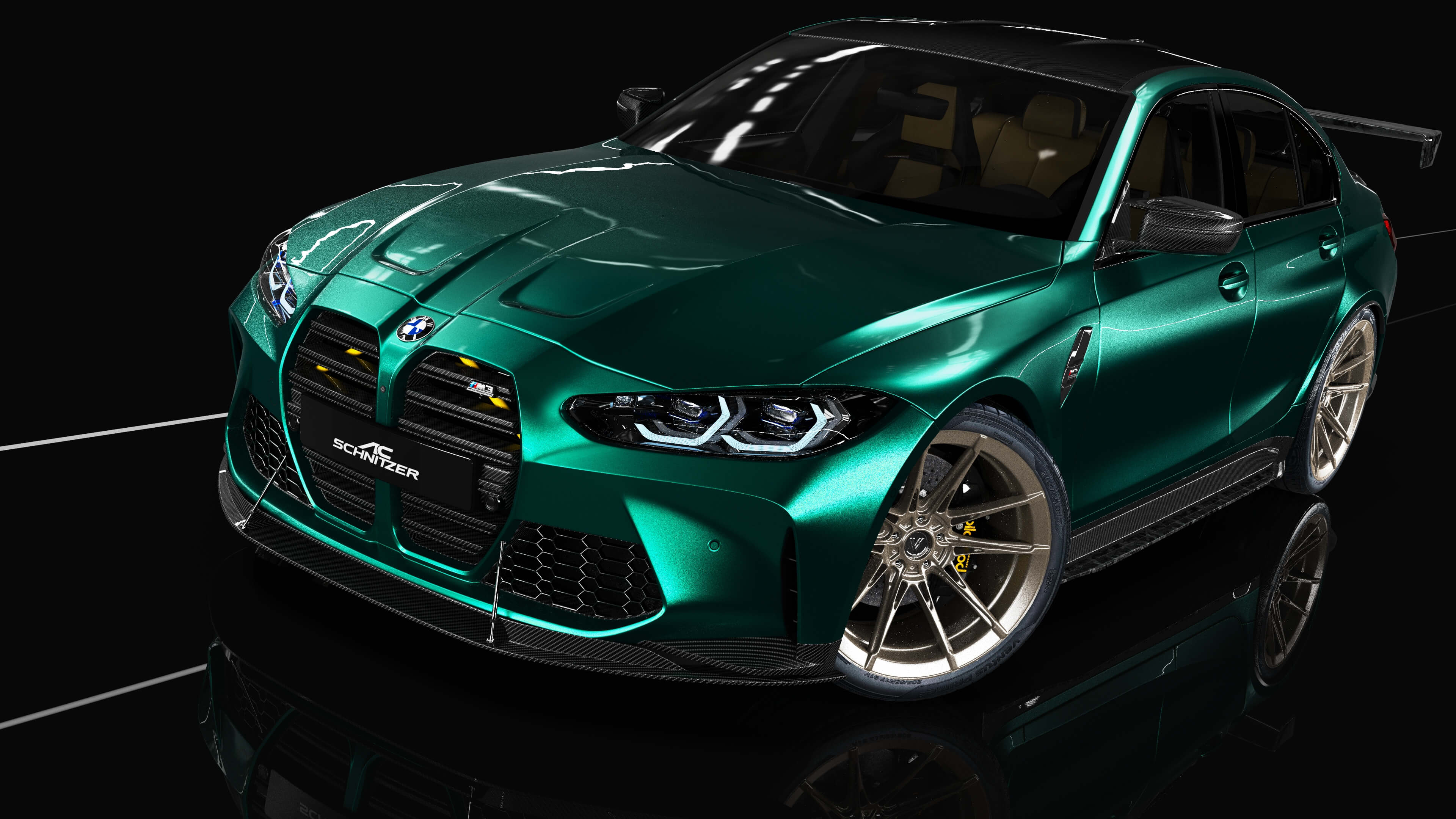 BMW M3 G80 Competition 2021 AC Schnitzer 3D Render by impulse99