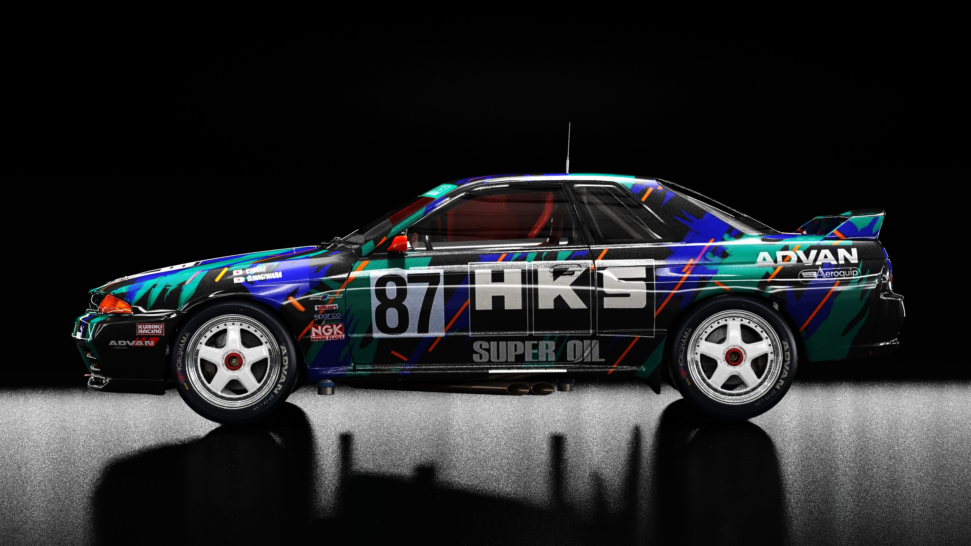 HKS Group-A Nissan Skyline R32 GT-R 3D Render by impulse99