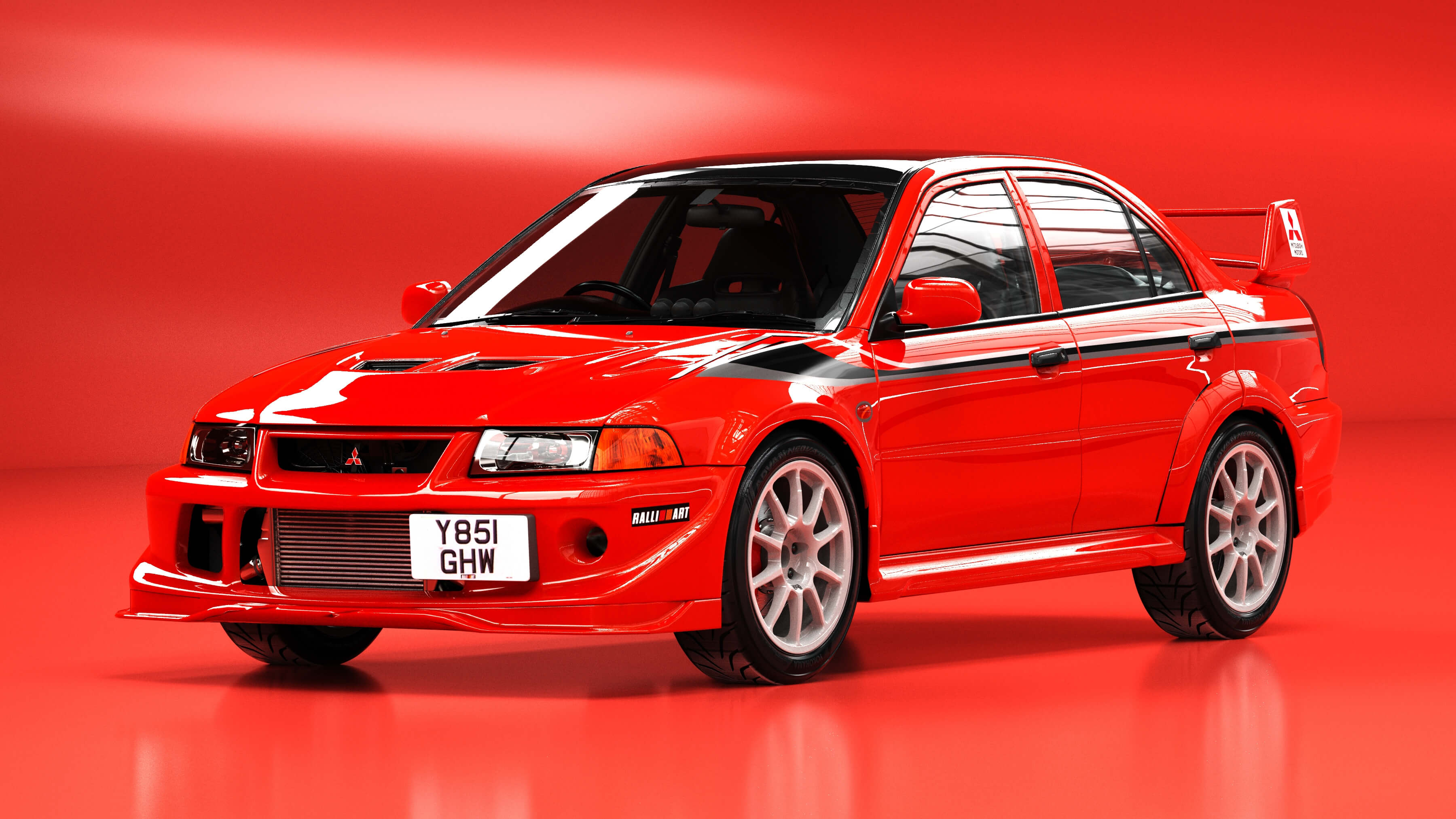 Mitsubishi Lancer Evo VI GSR Tommi Makinen Edition 3D Render