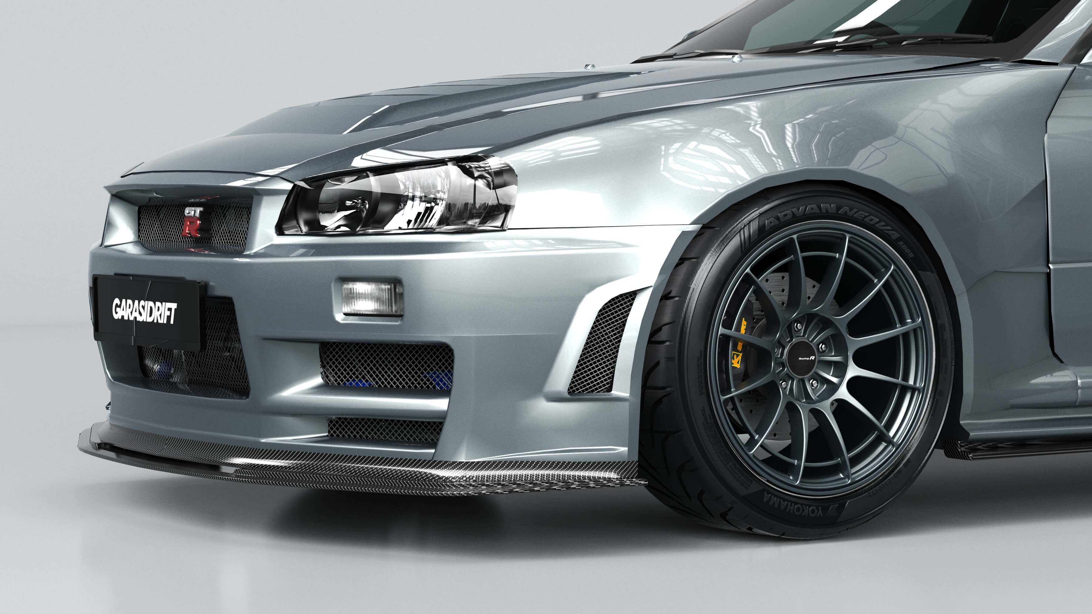 Nissan Skyline ER34 Garasidrift 3D Render by impulse99
