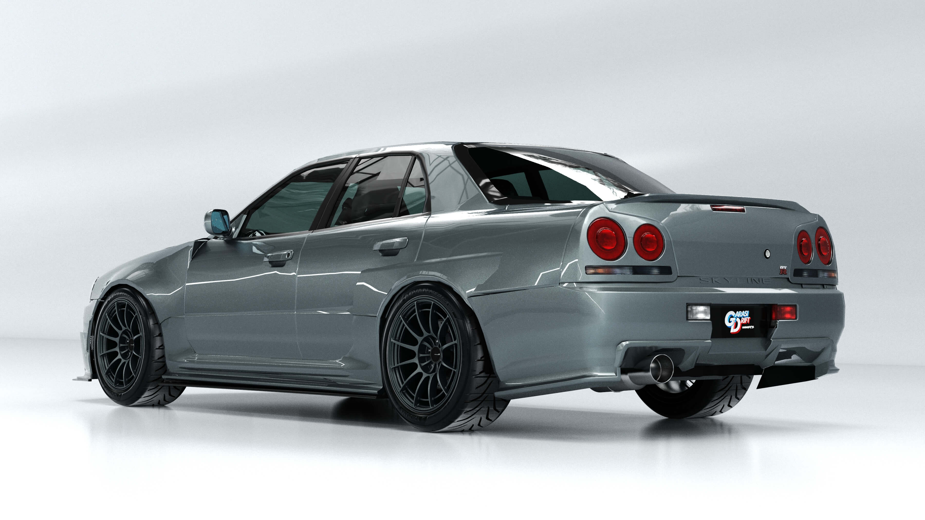 Nissan Skyline ER34 Garasidrift 3D Render by impulse99
