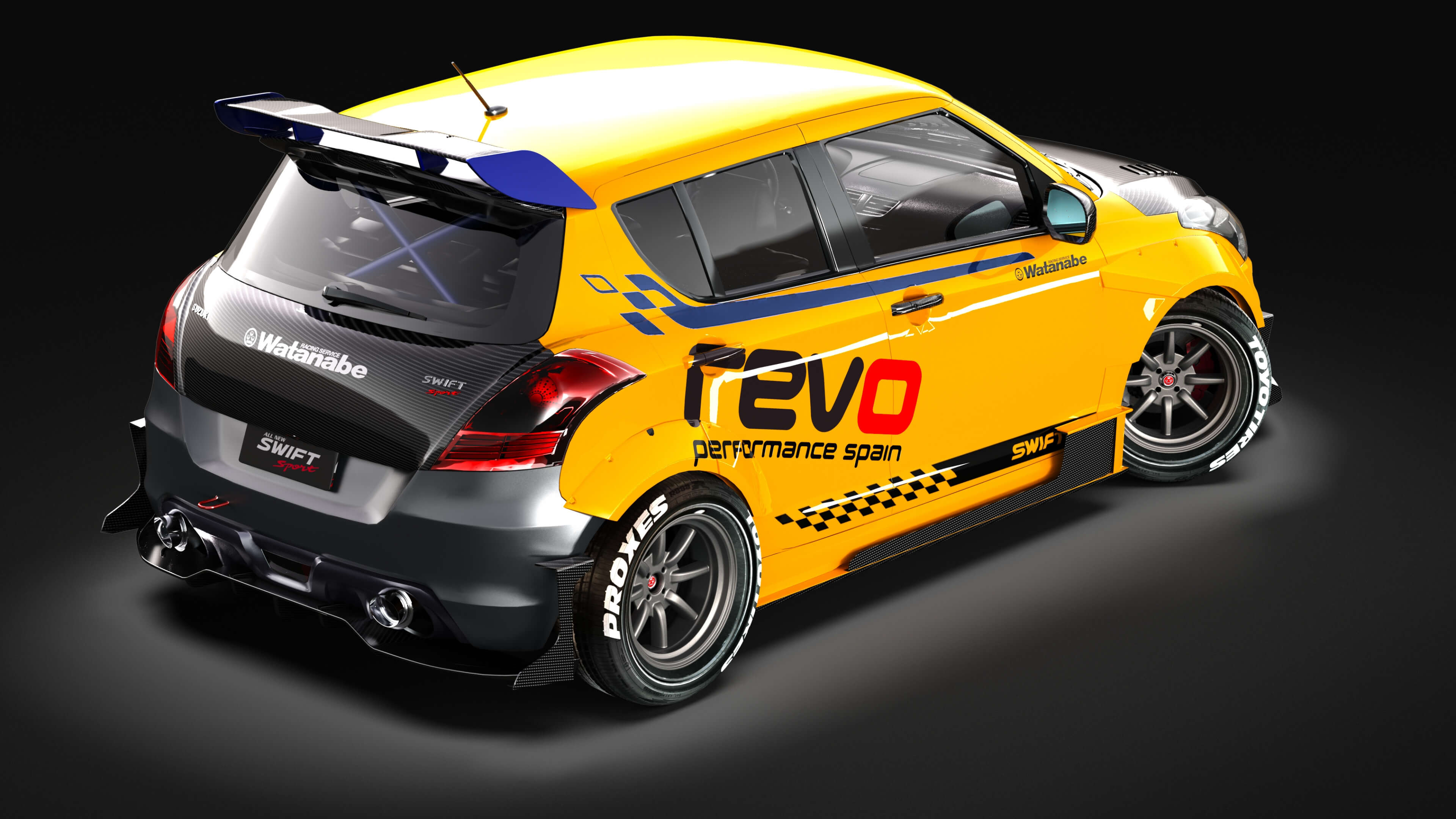 Suzuki Swift GT 2017 3D Render, Digital Art by impulse99