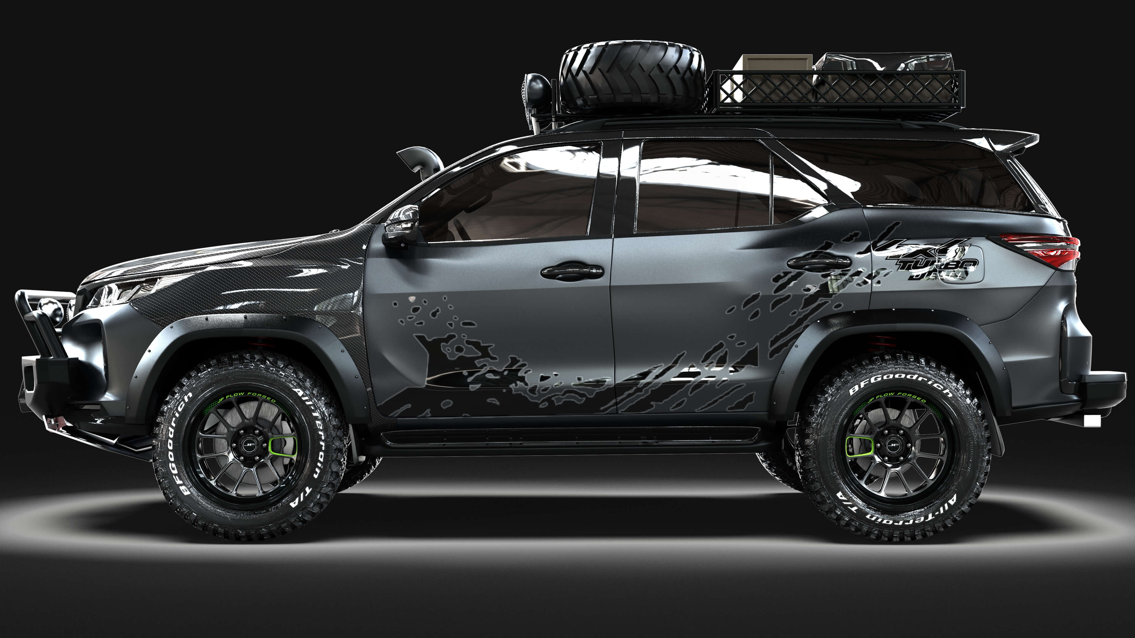 Toyota Fortuner VRZ Adventure 3D Render, Digital Art by impulse99