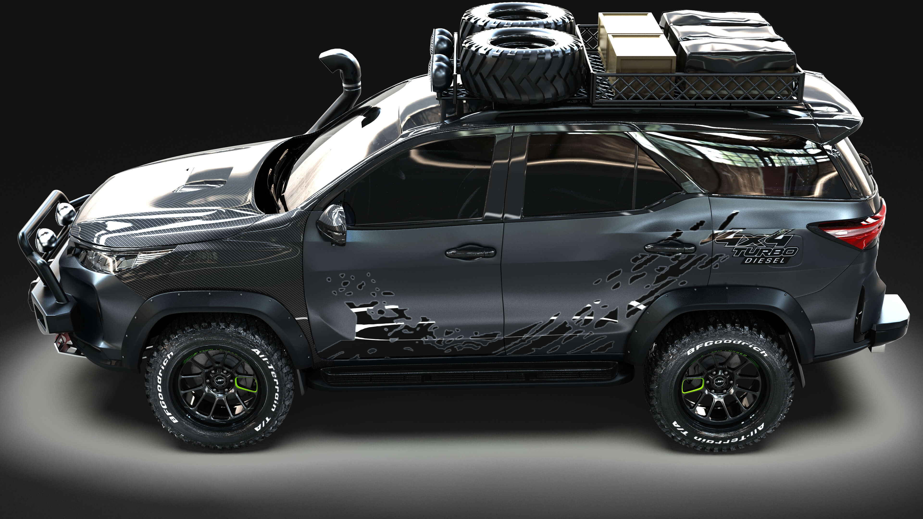 Toyota Fortuner VRZ Adventure 3D Render, Digital Art by impulse99