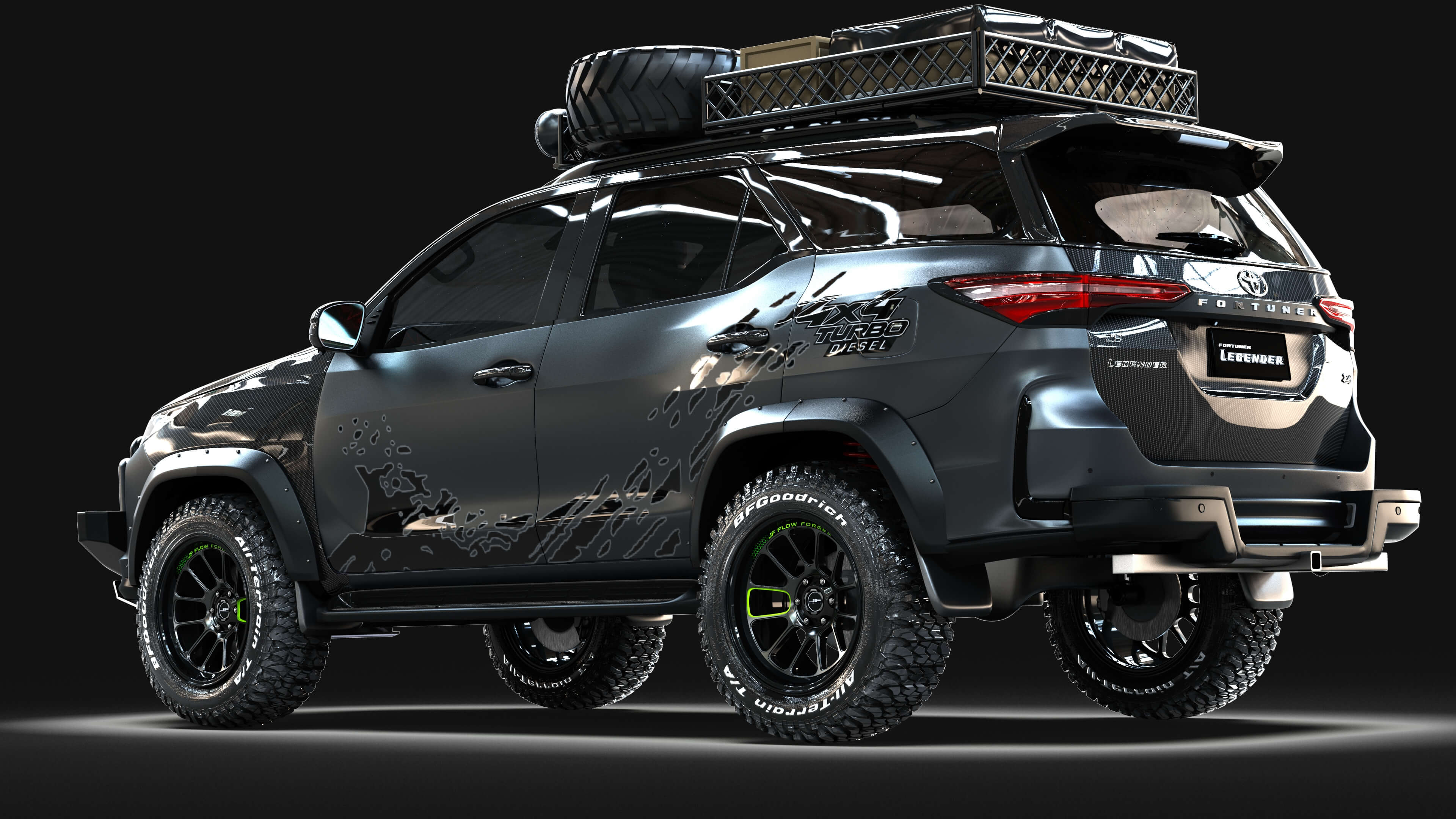 Toyota Fortuner VRZ Adventure 3D Render, Digital Art by impulse99