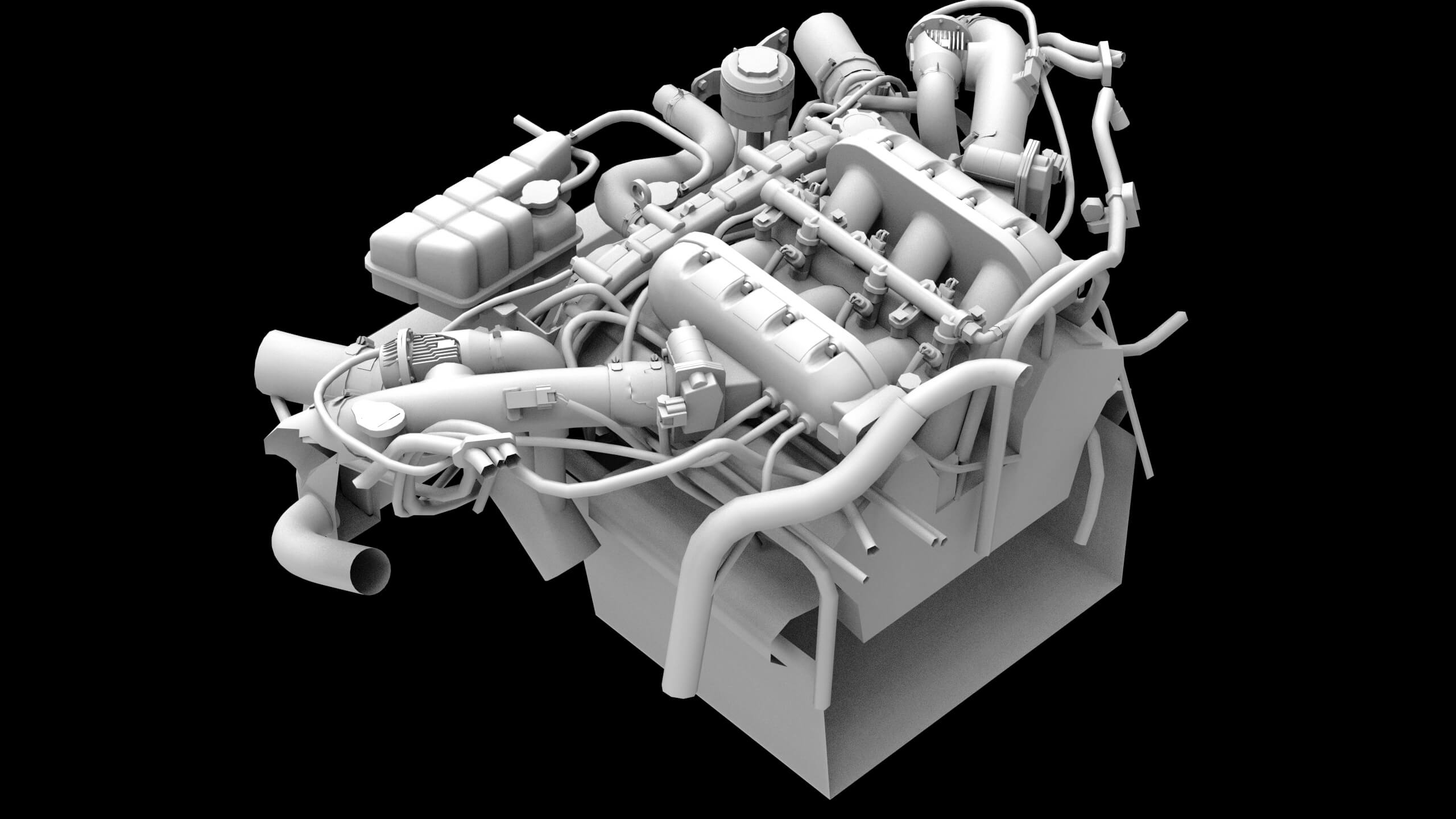 HKS VR38DETT Engine - 3D Model by impulse99