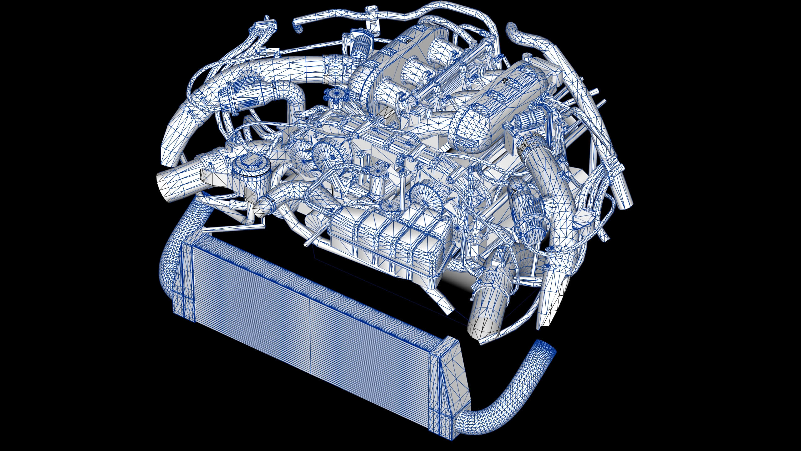 HKS VR38DETT Engine - 3D Model by impulse99