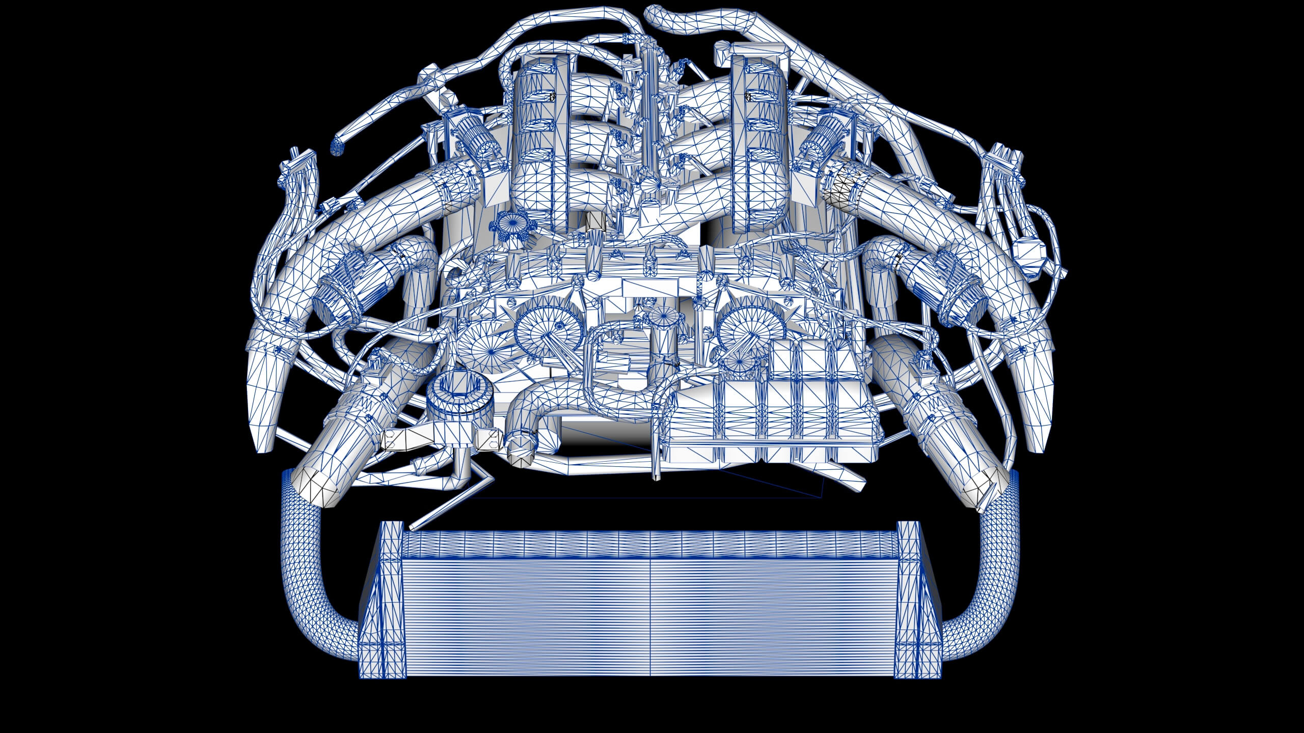 HKS VR38DETT Engine - 3D Model by impulse99