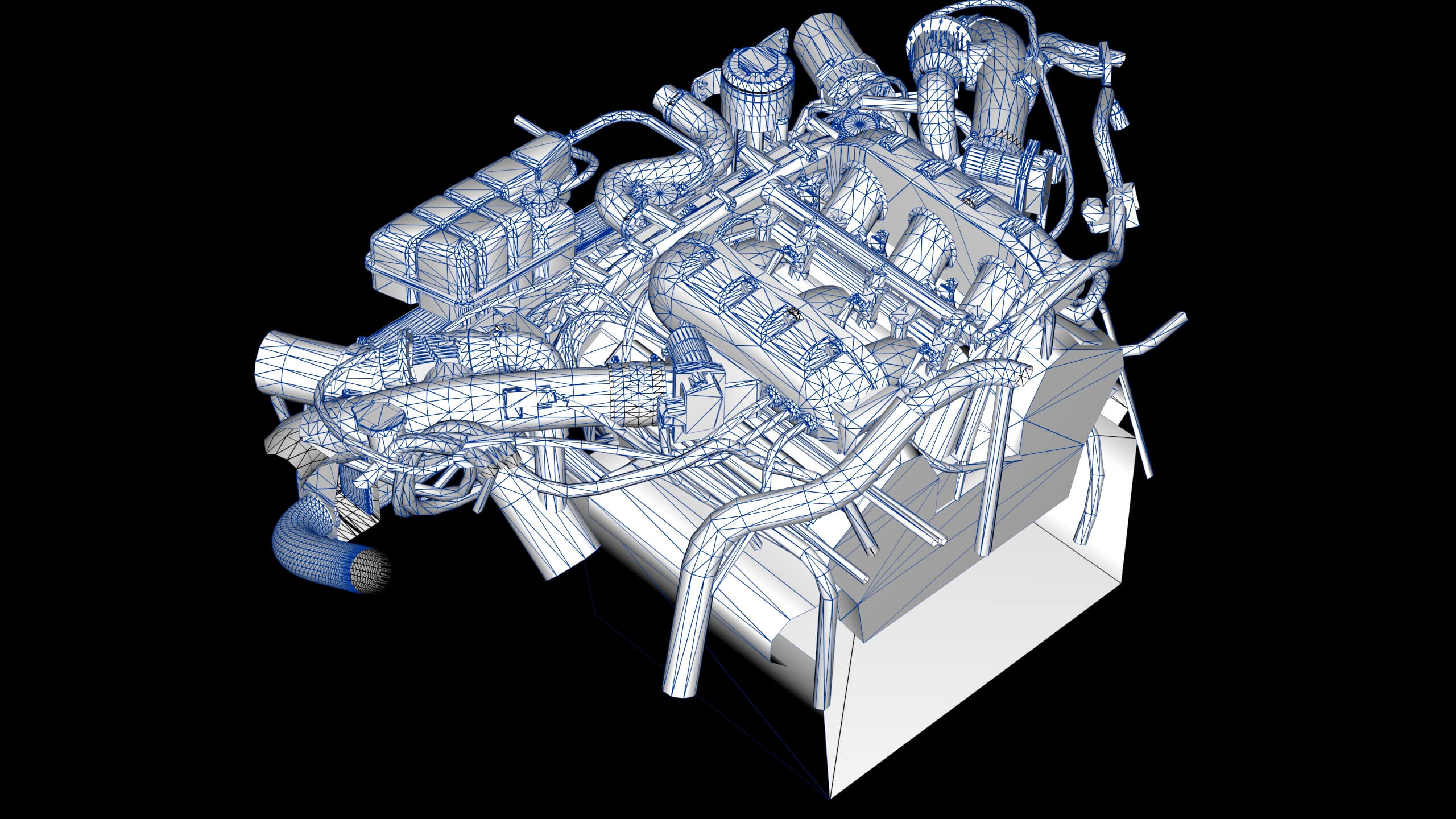 HKS VR38DETT Engine - 3D Model by impulse99