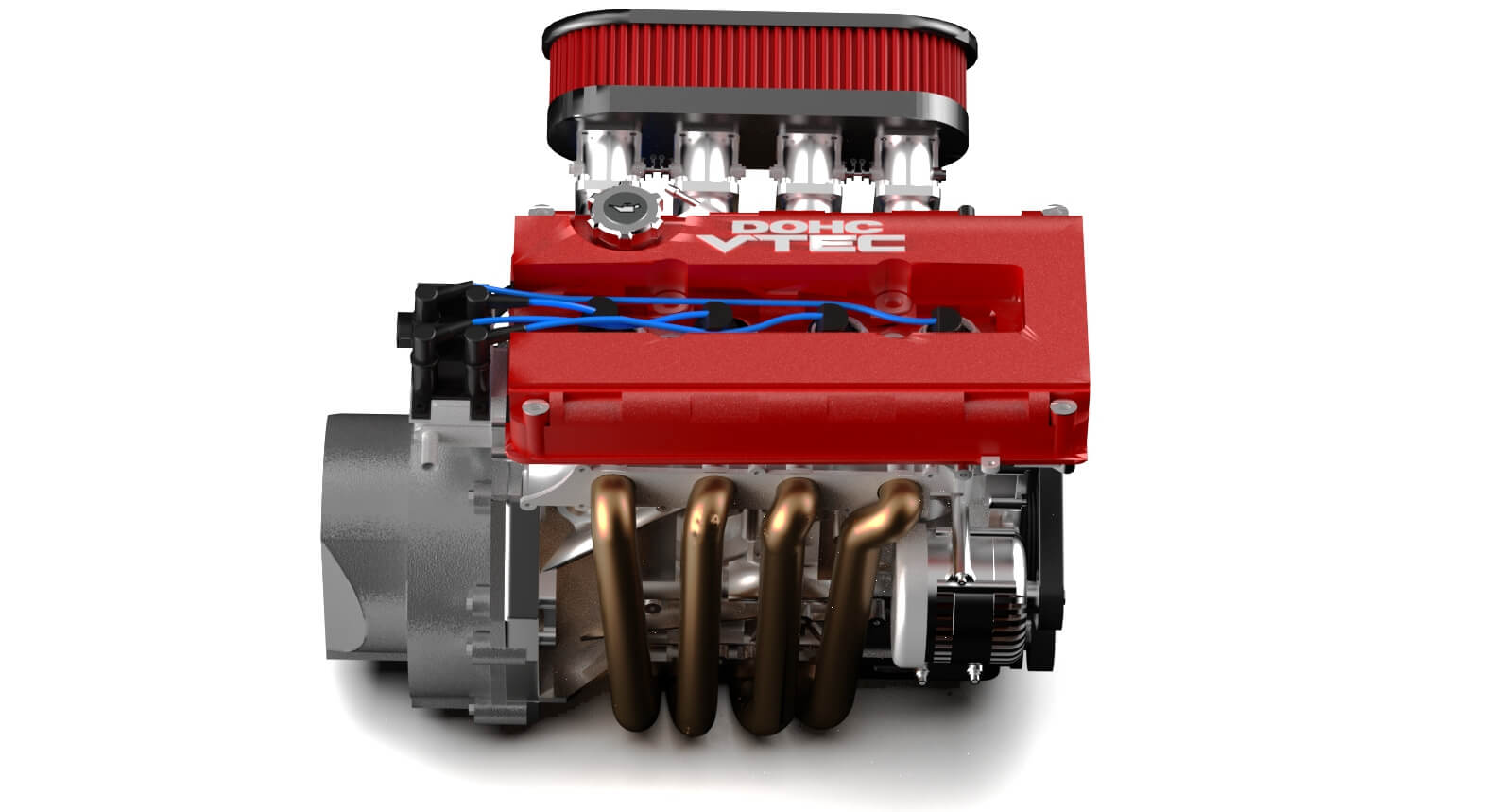 Honda B16A Engine - 3D Model by impulse99