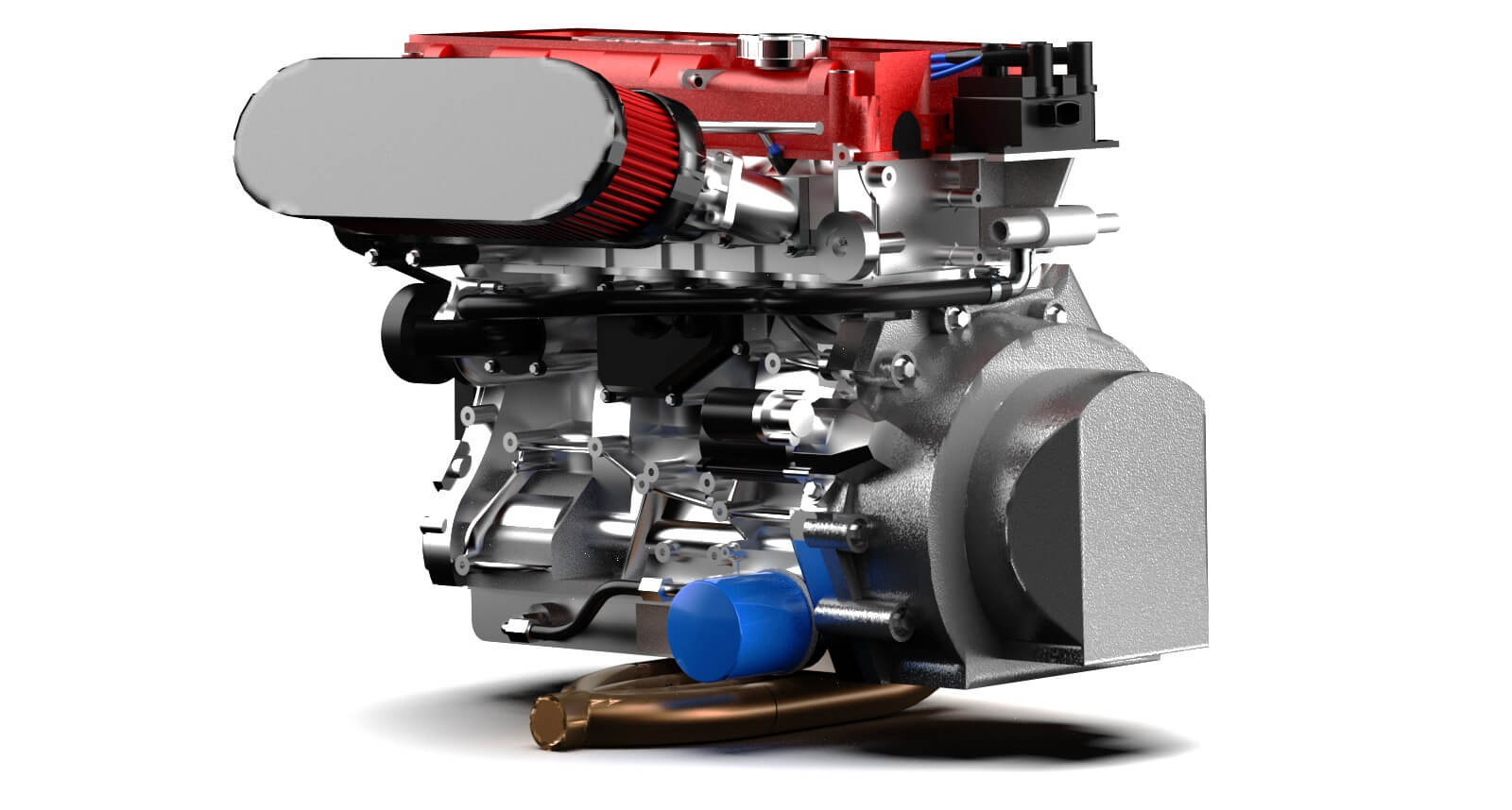 Honda B16A Engine - 3D Model by impulse99