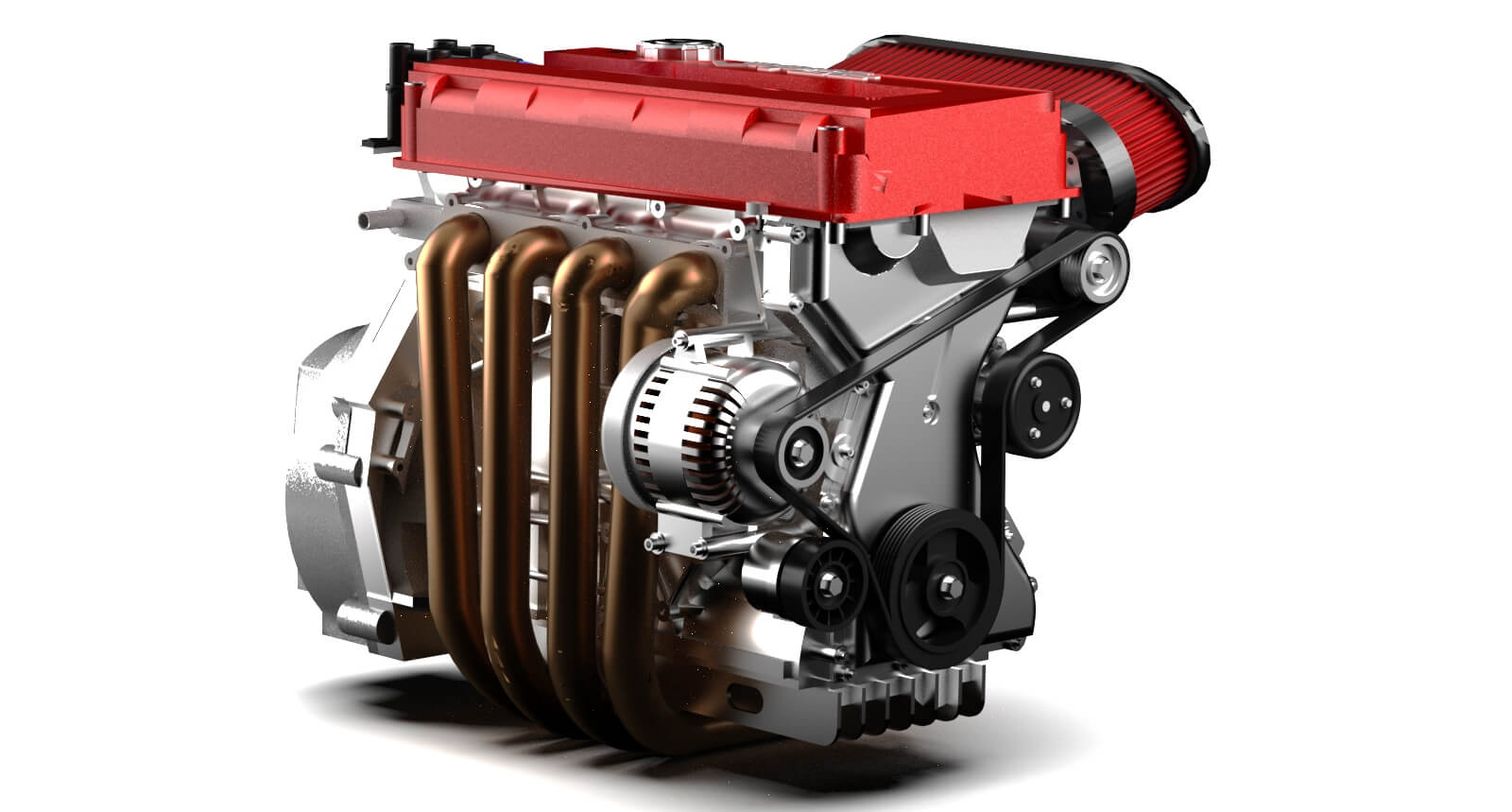 Honda B16A Engine - 3D Model by impulse99