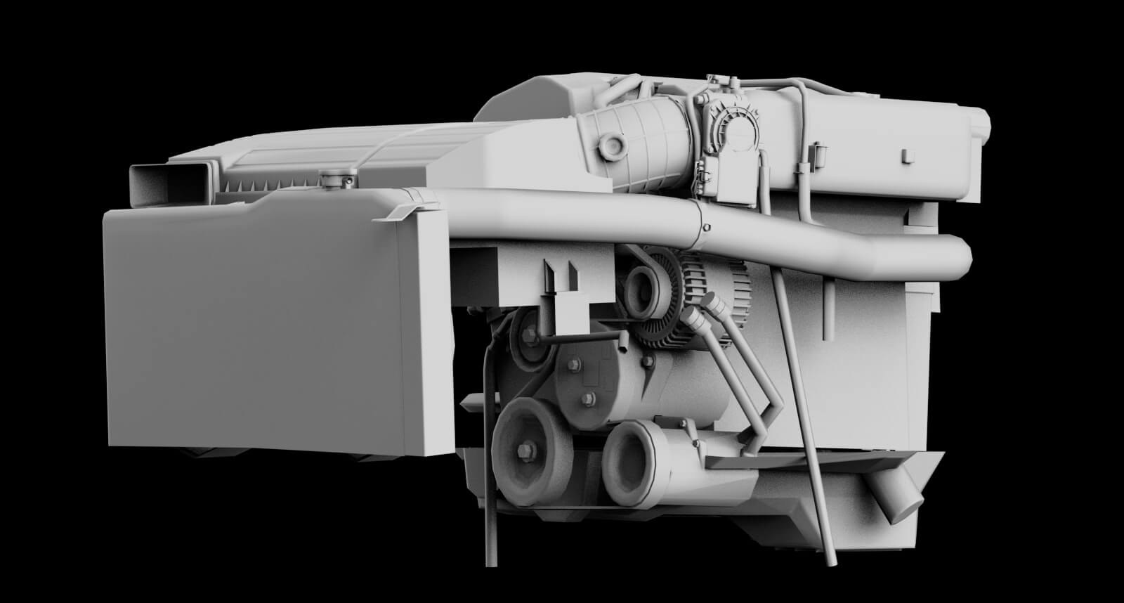 Honda F20C S2000 Engine - 3D Model by impulse99