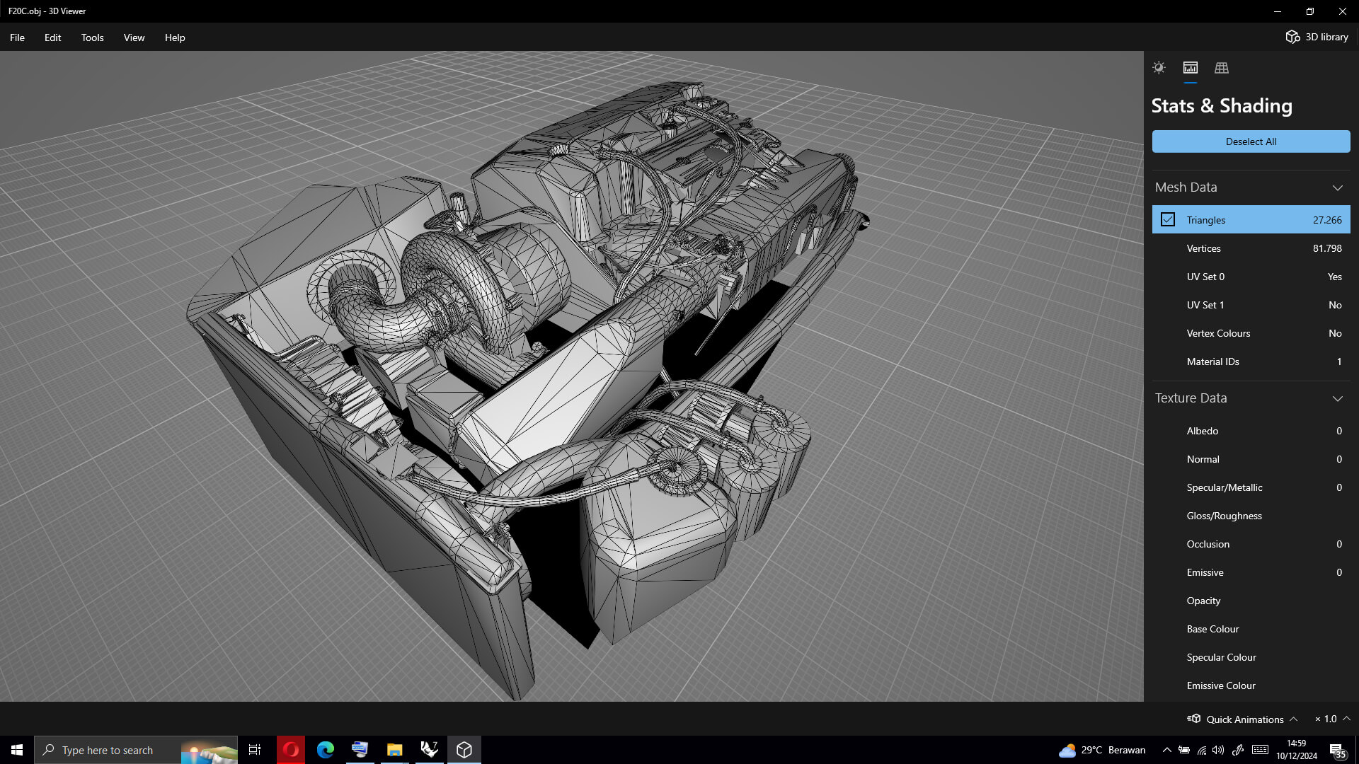 Honda F20C S2000 Supercharged Engine - 3D Model by impulse99