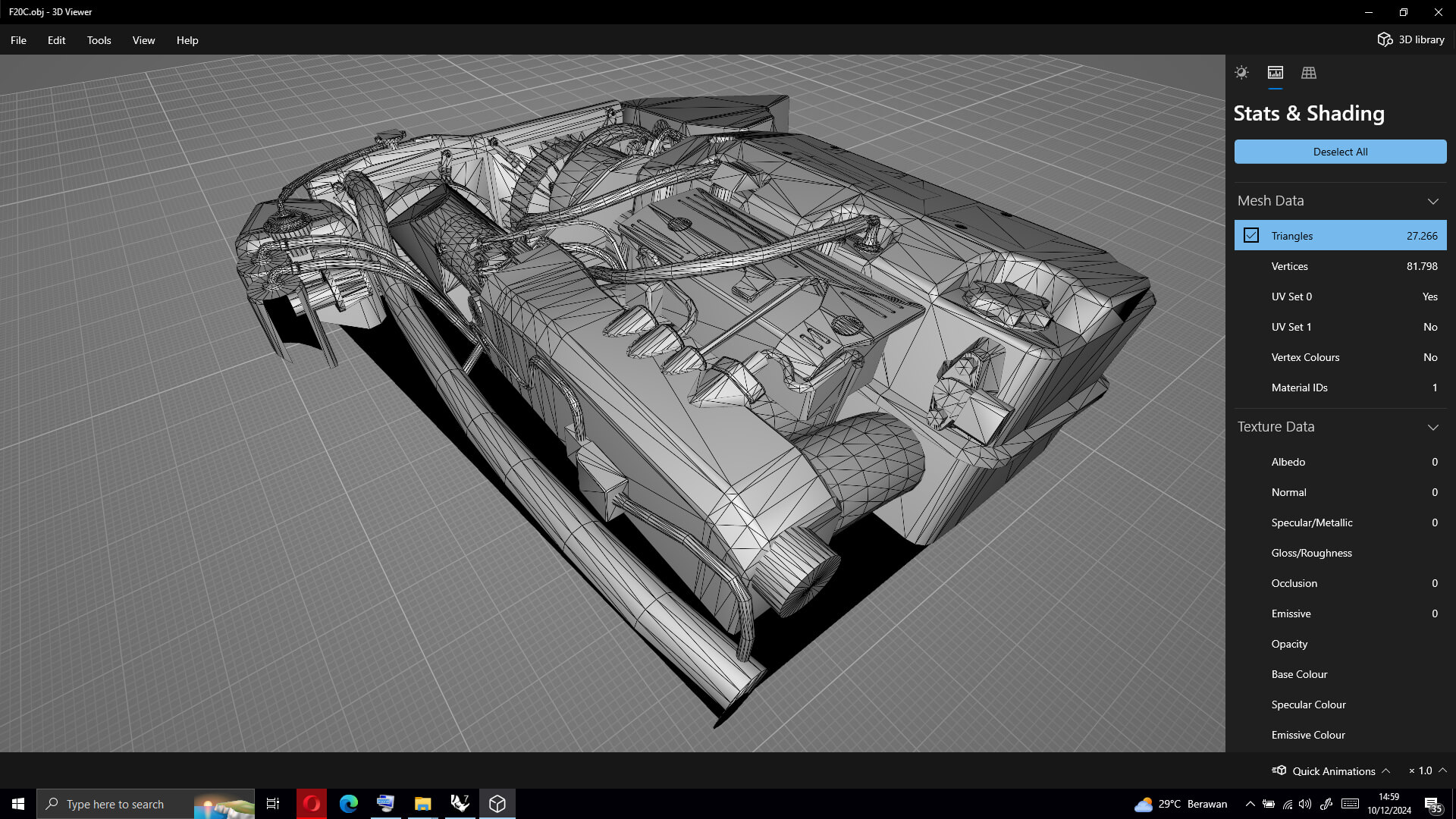 Honda F20C S2000 Supercharged Engine - 3D Model by impulse99