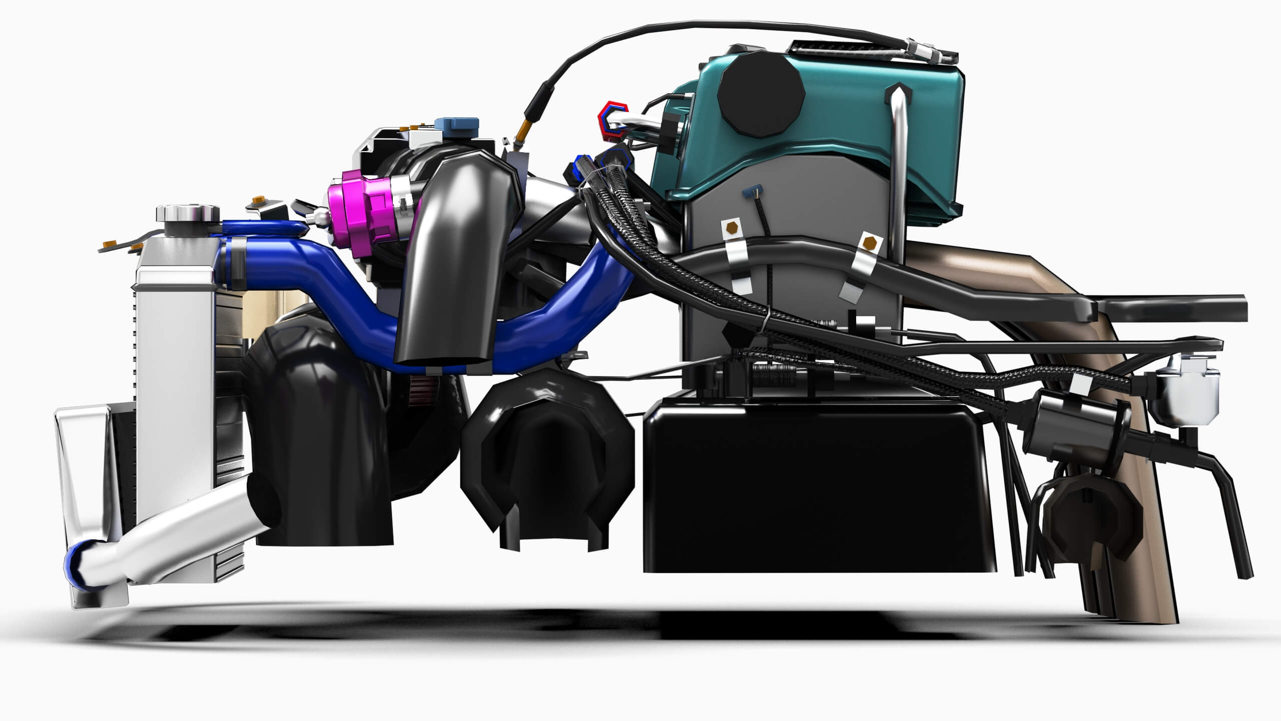 Honda K24 VTEC Engine - 3D Model by impulse99