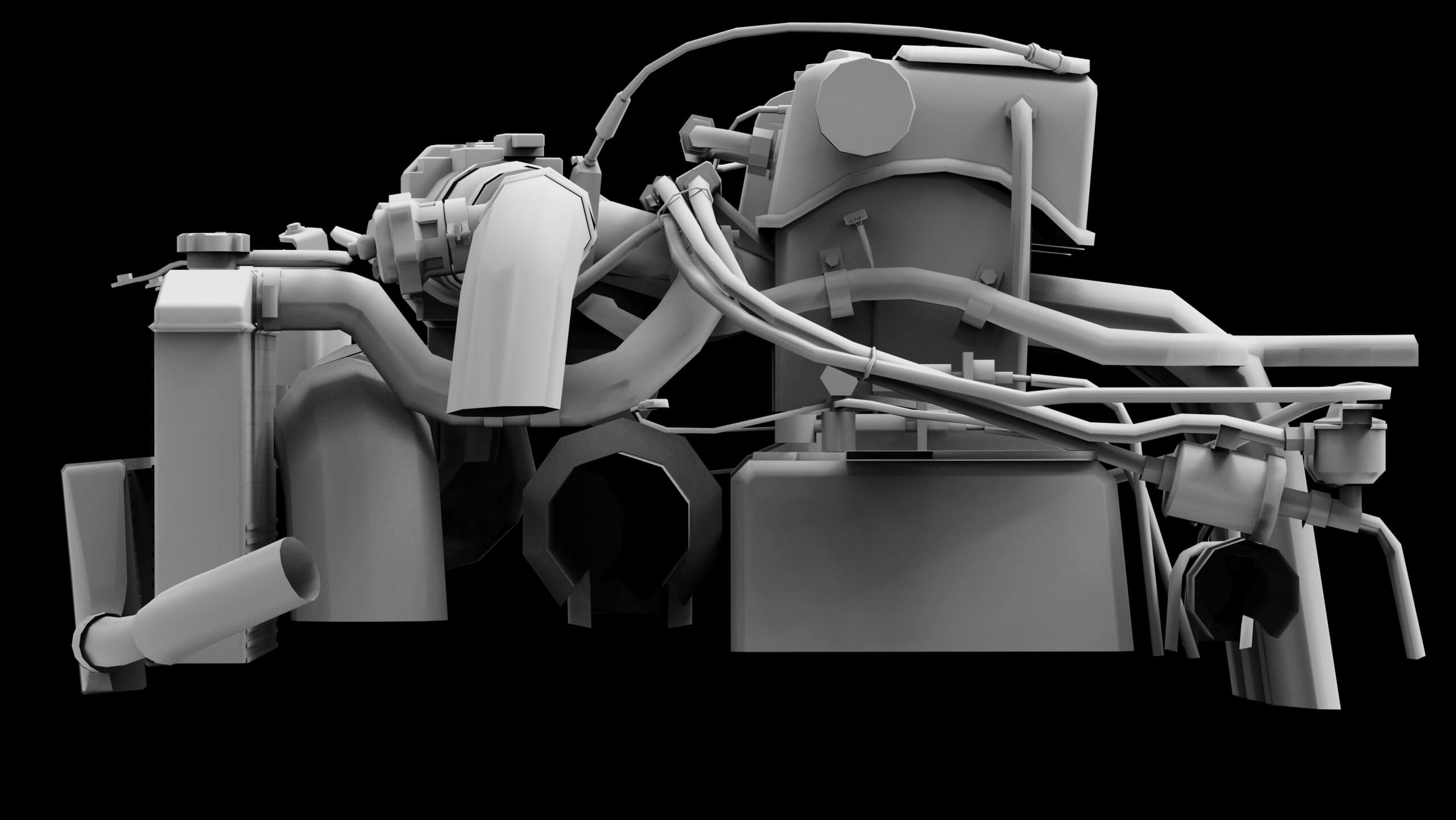 Honda K24 VTEC Engine - 3D Model by impulse99