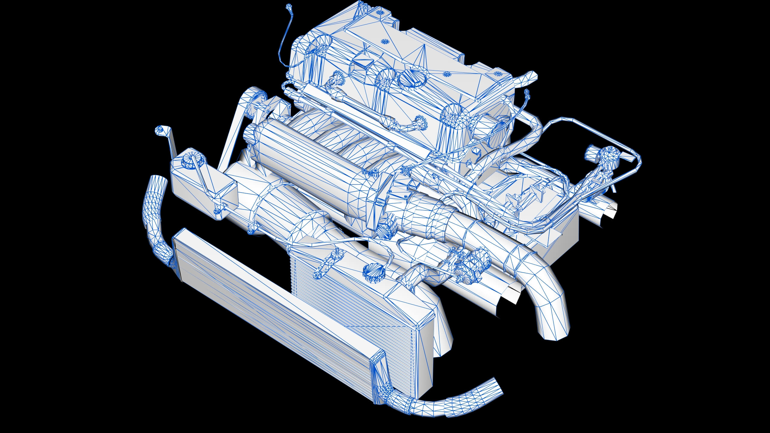 Honda K24 VTEC Engine - 3D Model by impulse99