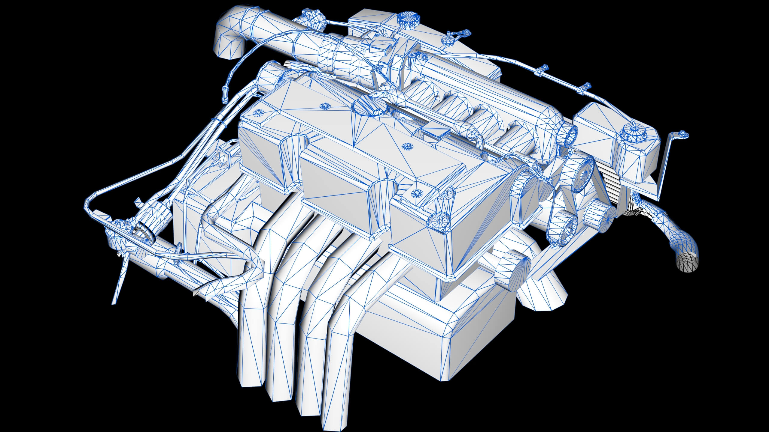 Honda K24 VTEC Engine - 3D Model by impulse99