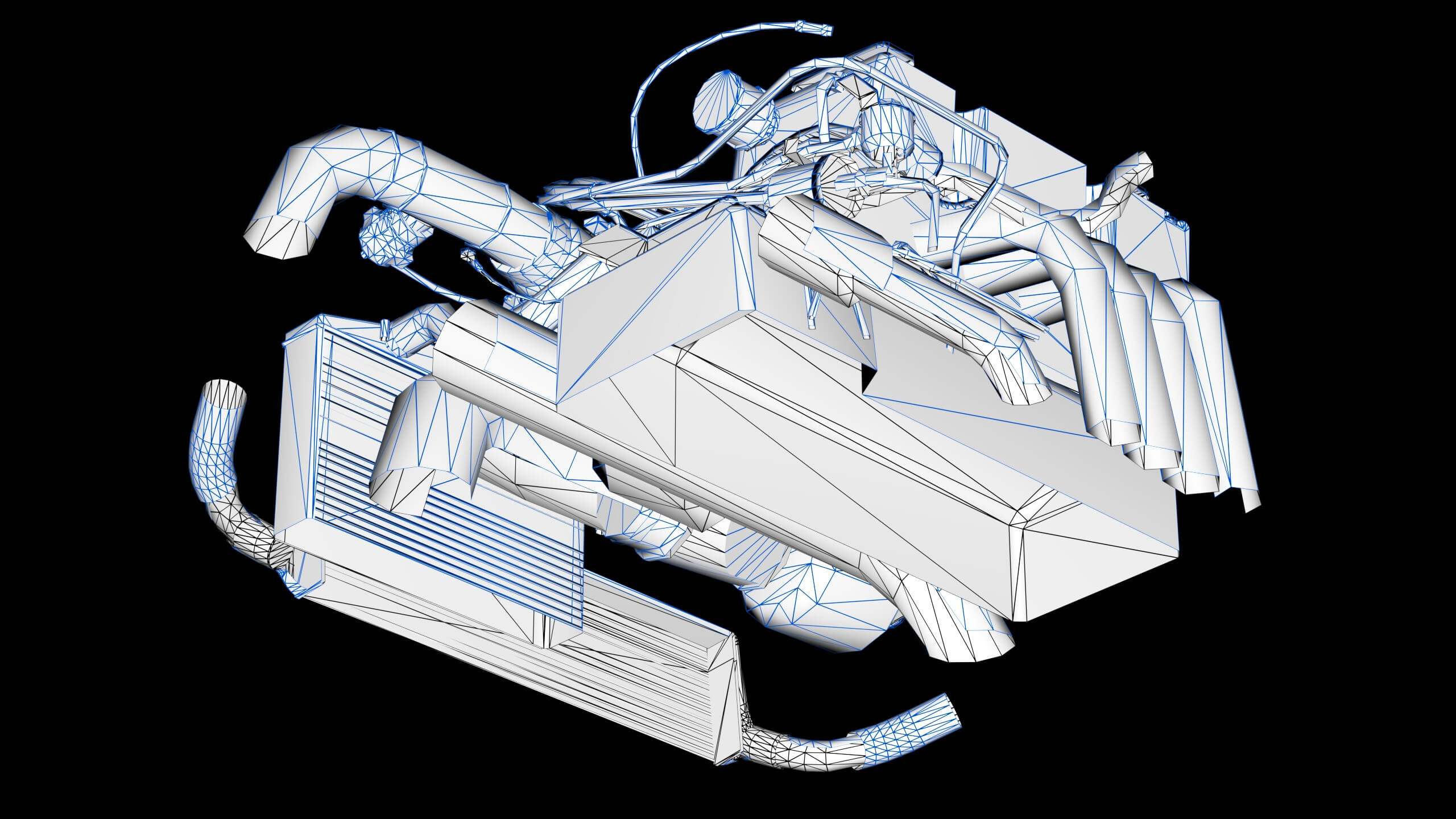 Honda K24 VTEC Engine - 3D Model by impulse99