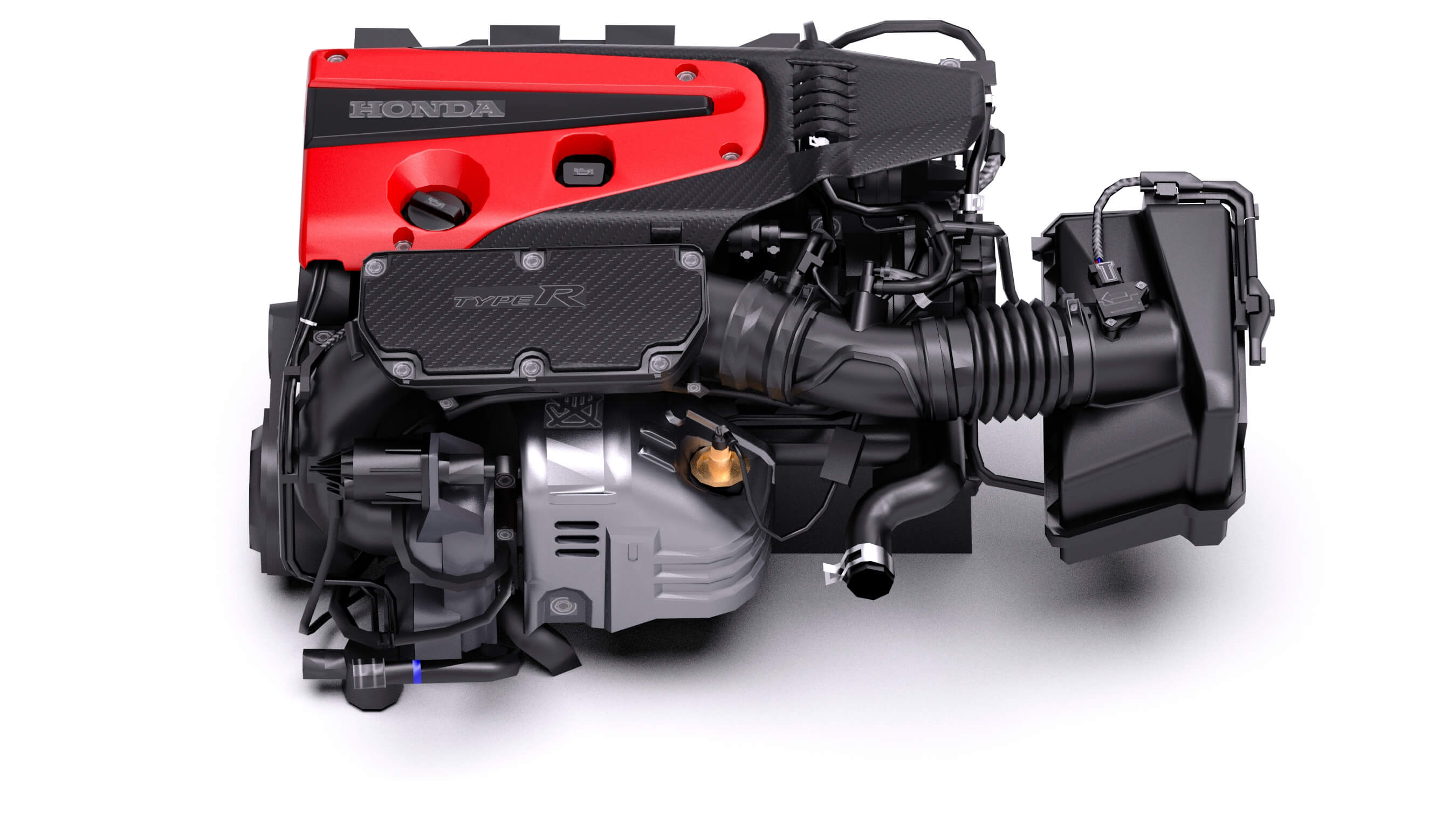 Honda K20C VTEC Turbo Engine - 3D Model by impulse99