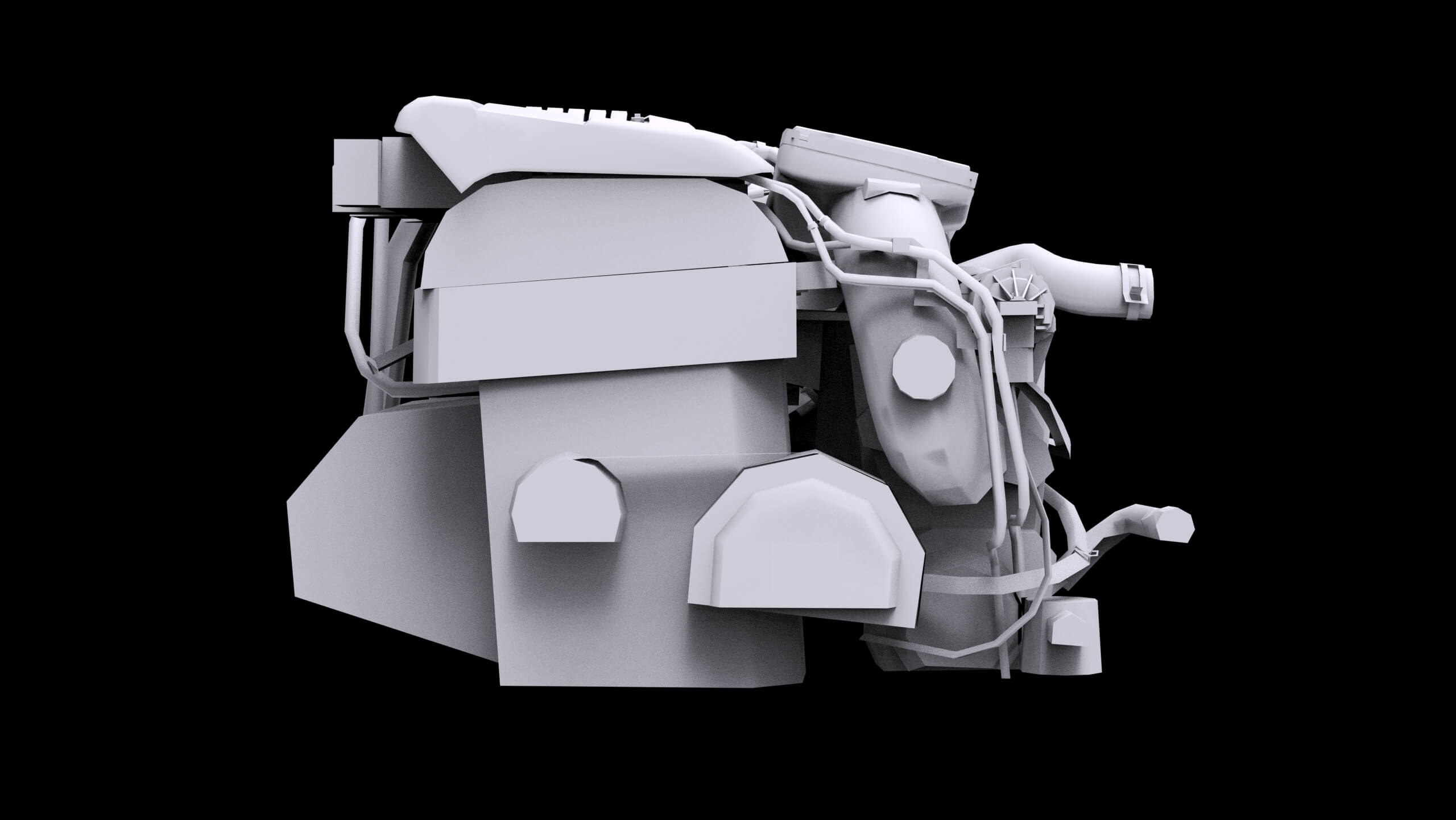 Honda K20C VTEC Turbo Engine - 3D Model by impulse99