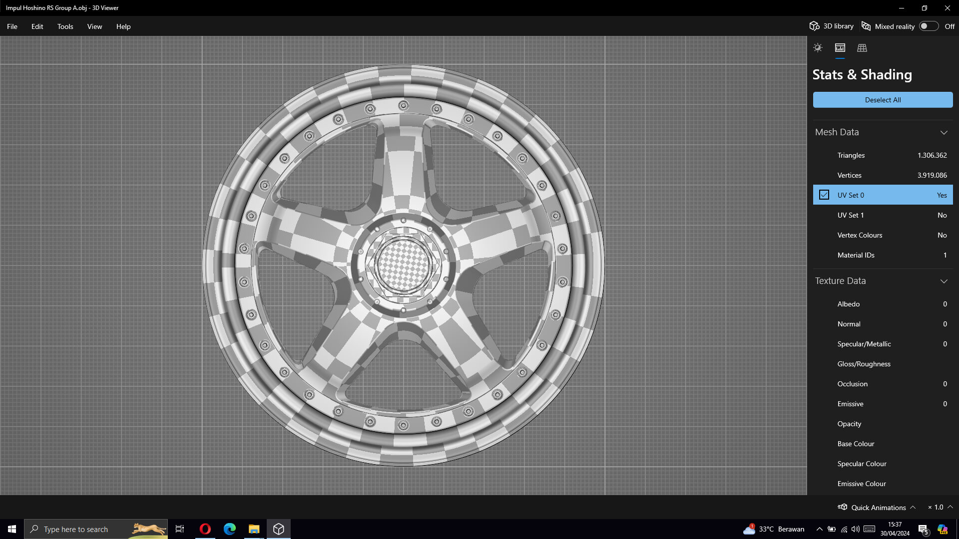 Impul Hoshino RS - 3D Model by impulse99