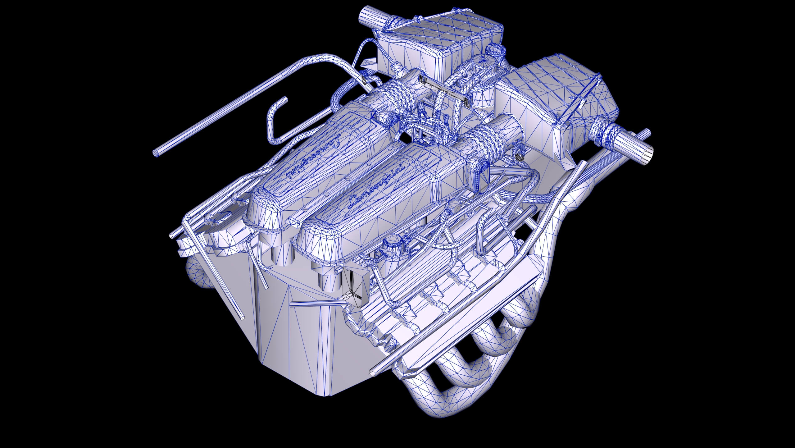 Lamborghini V10 Engine - 3D Model by impulse99