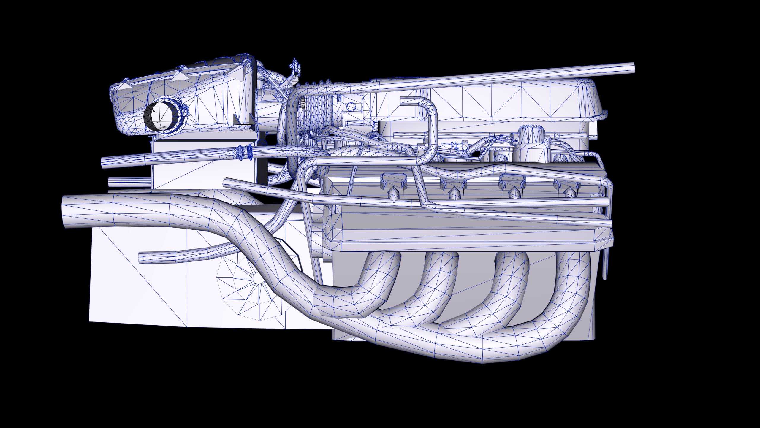Lamborghini V10 Engine - 3D Model by impulse99