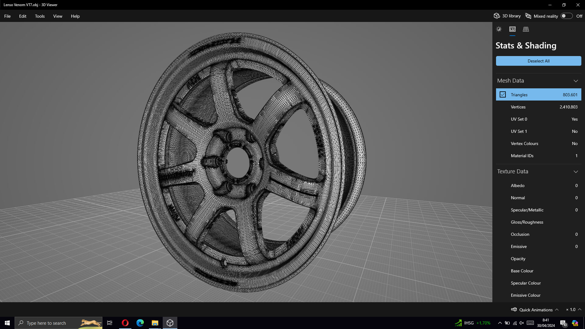 Lenso Venom VT7 - 3D Model by impulse99