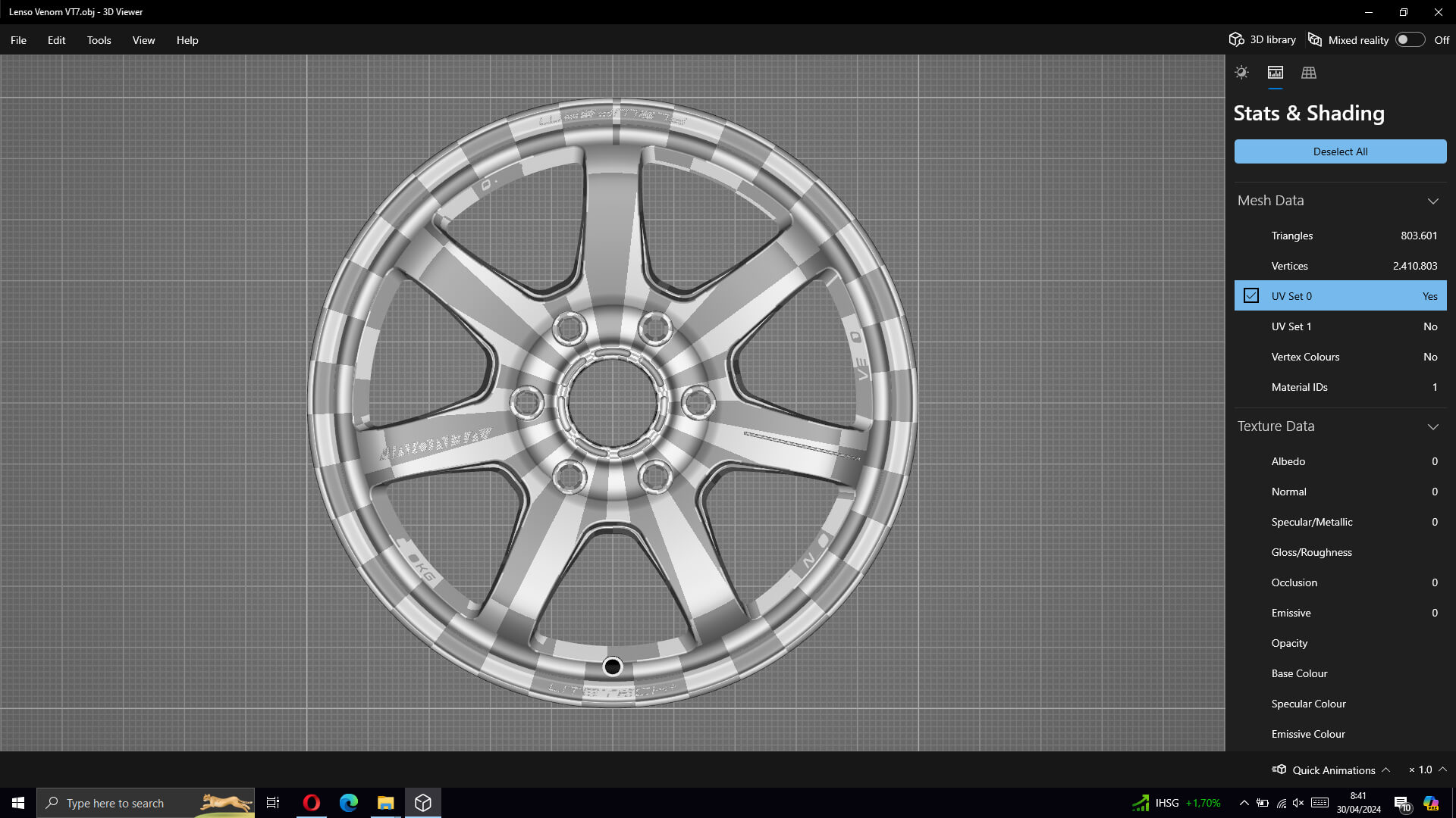 Lenso Venom VT7 - 3D Model by impulse99