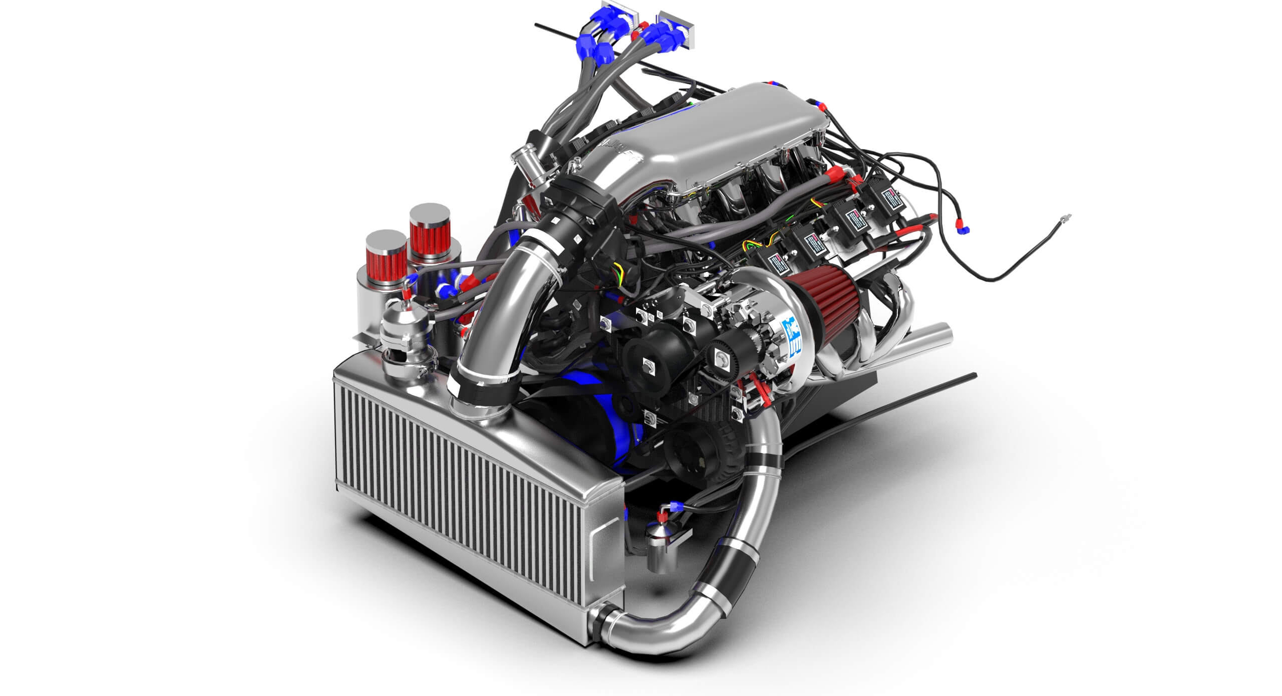 LS V8 Engine - 3D Model by impulse99