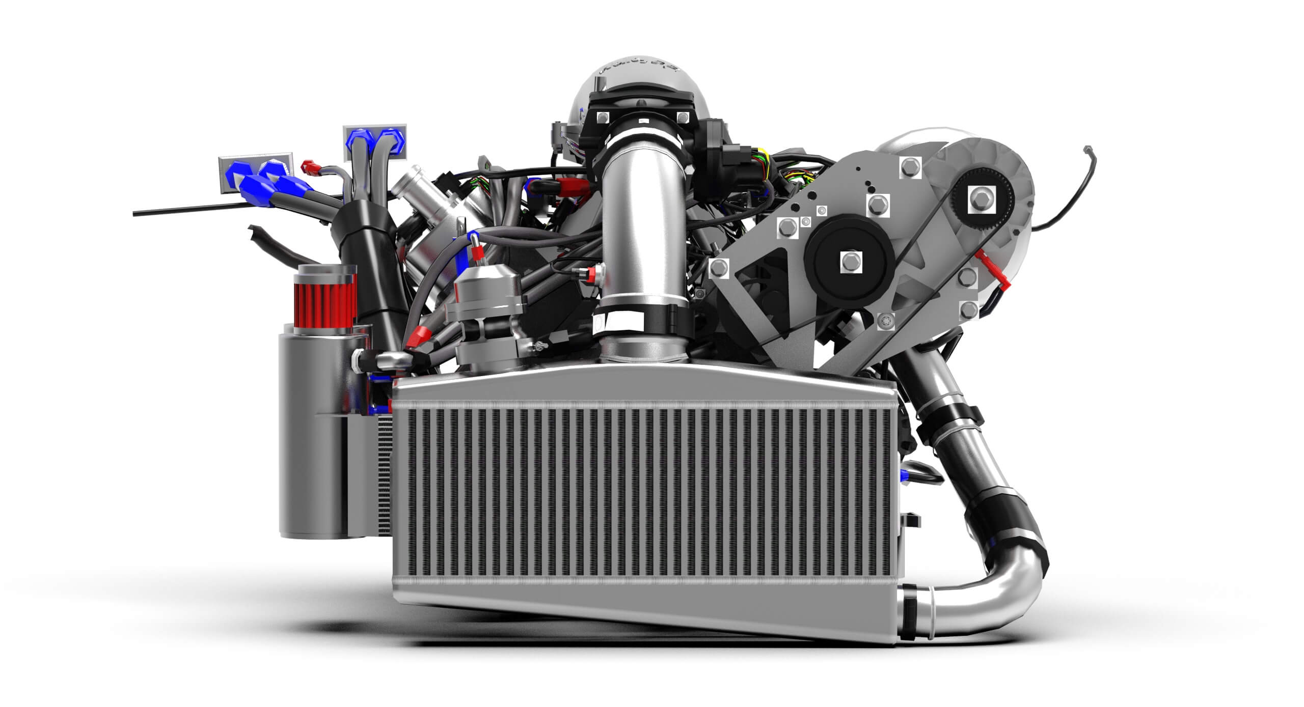 LS V8 Engine - 3D Model by impulse99