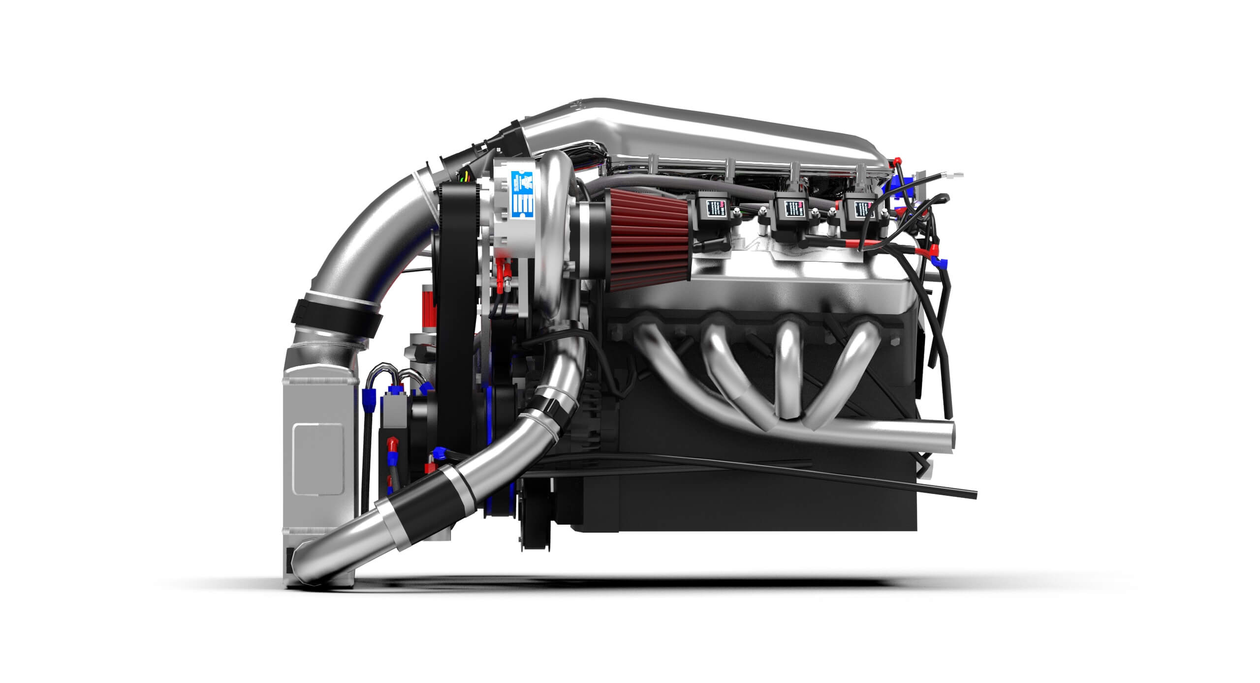 LS V8 Engine - 3D Model by impulse99